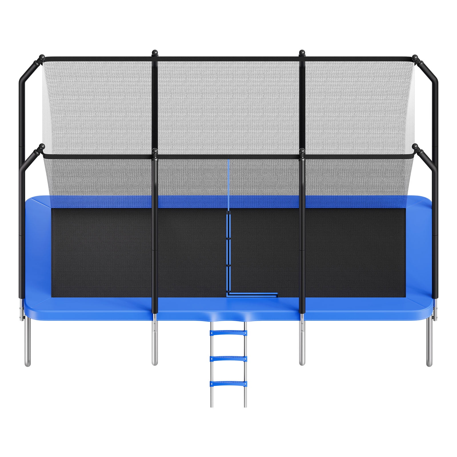 KFFKFF Outdoor Rectangle Trampoline, 8 x 14FT Recreational Trampoline ...