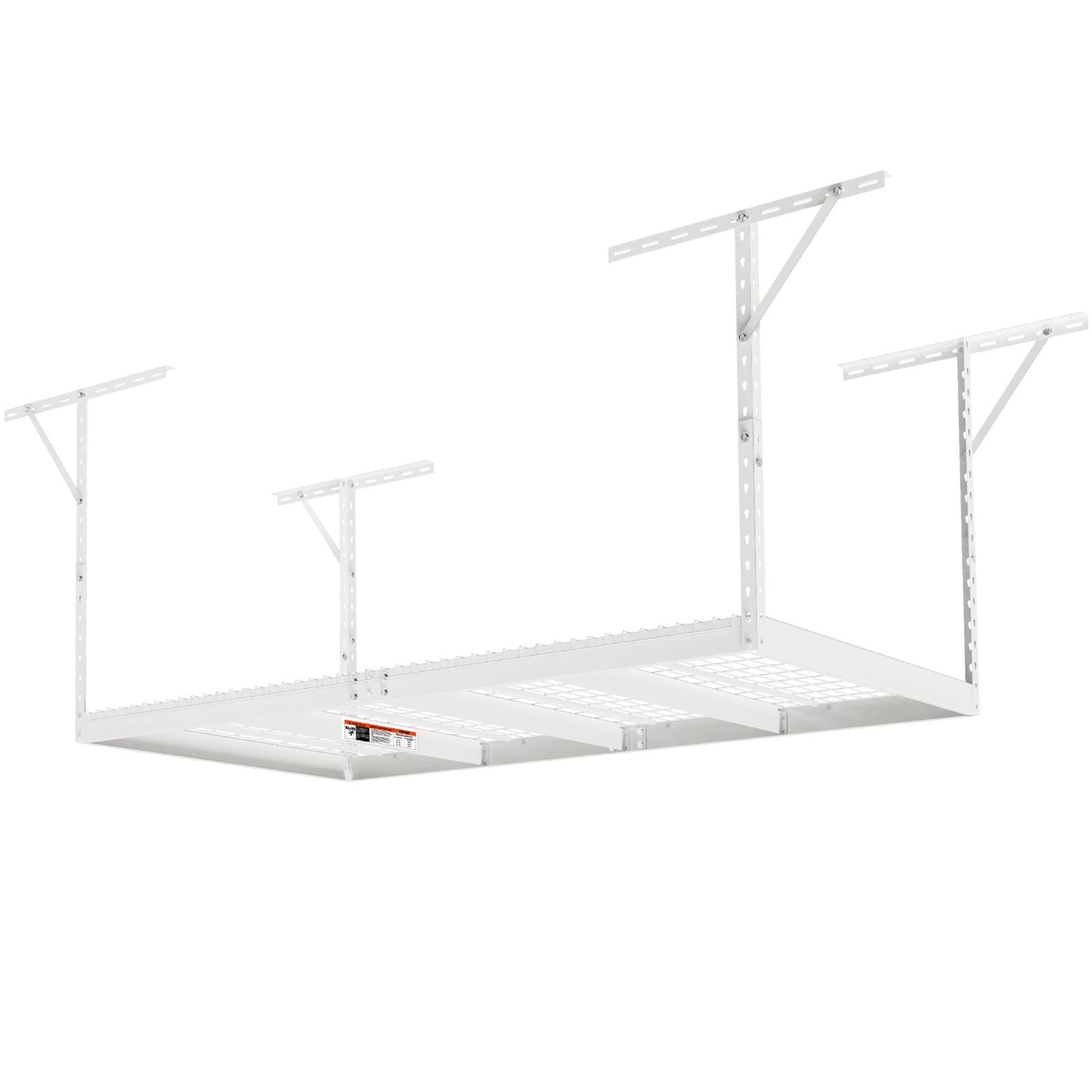KFFKFF Overhead Adjustable Garage Storage Rack 48x96" Ceiling Rack 600 ...