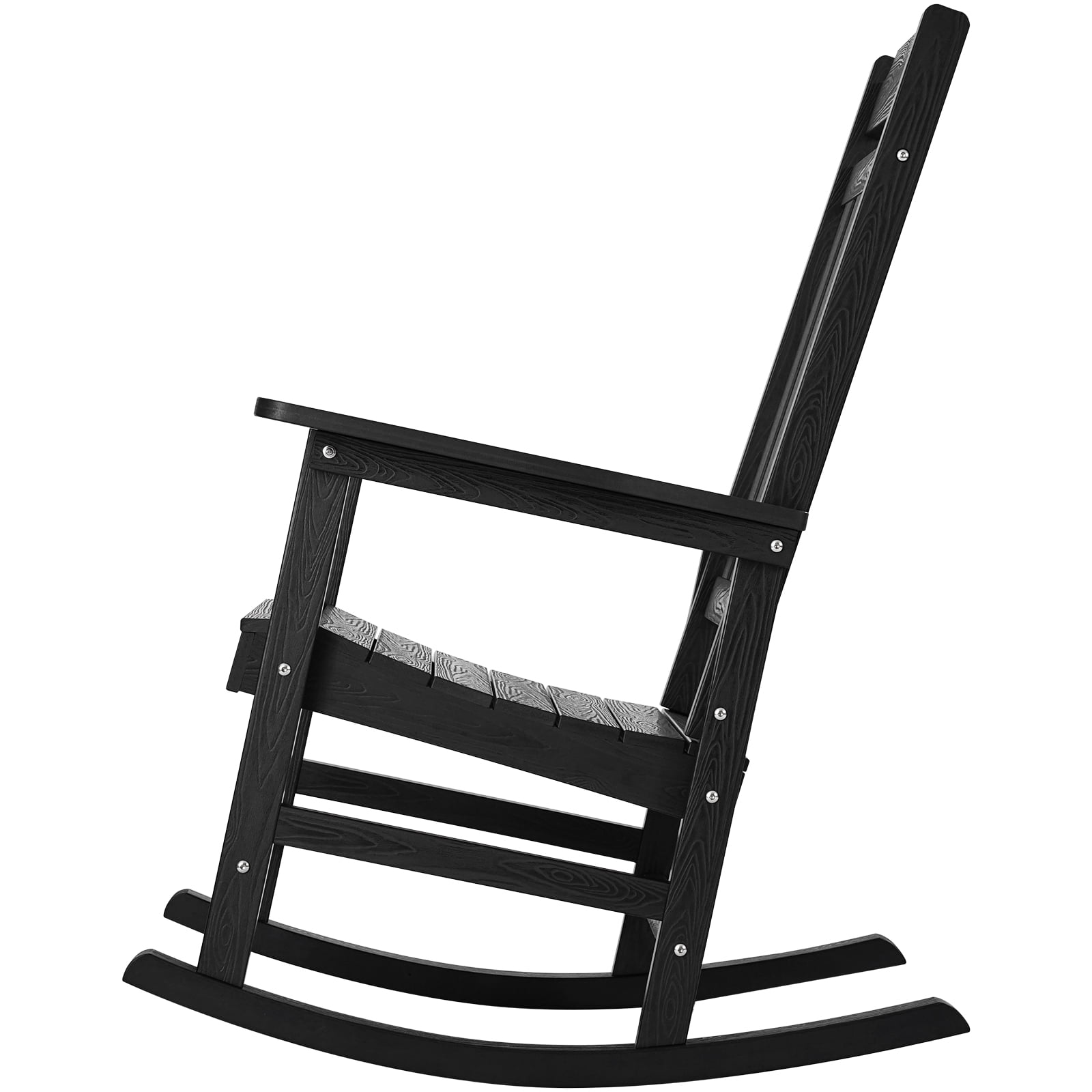 KFFKFF Pair of Porch Rockers, Exterior HIPS Rocking Chairs, Elevated ...