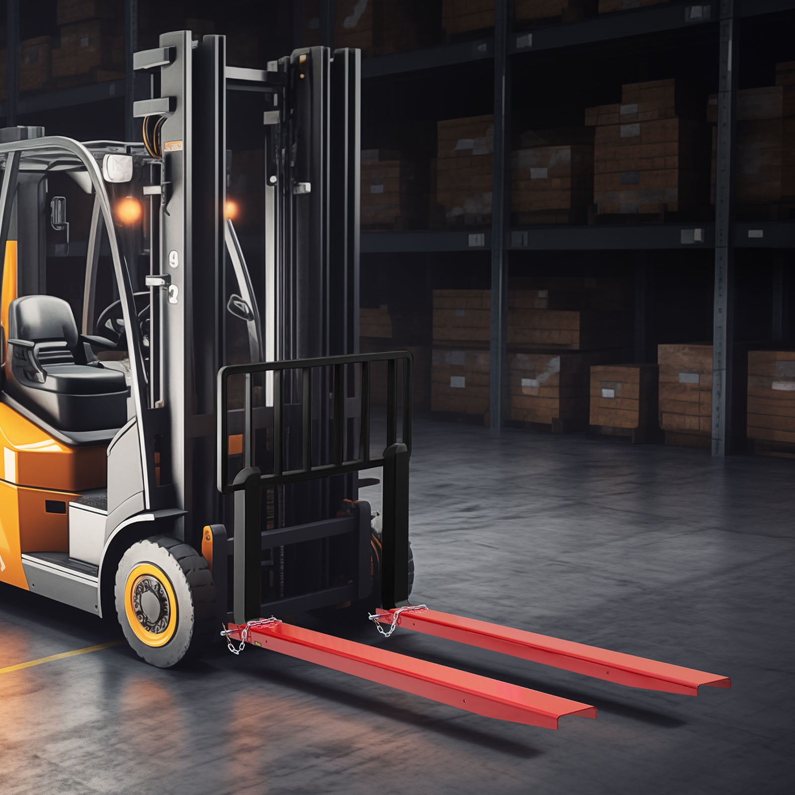 KFFKFF Pallet Fork Extensions Forklift Extensions 72" x 4.5" Heavy Duty ...