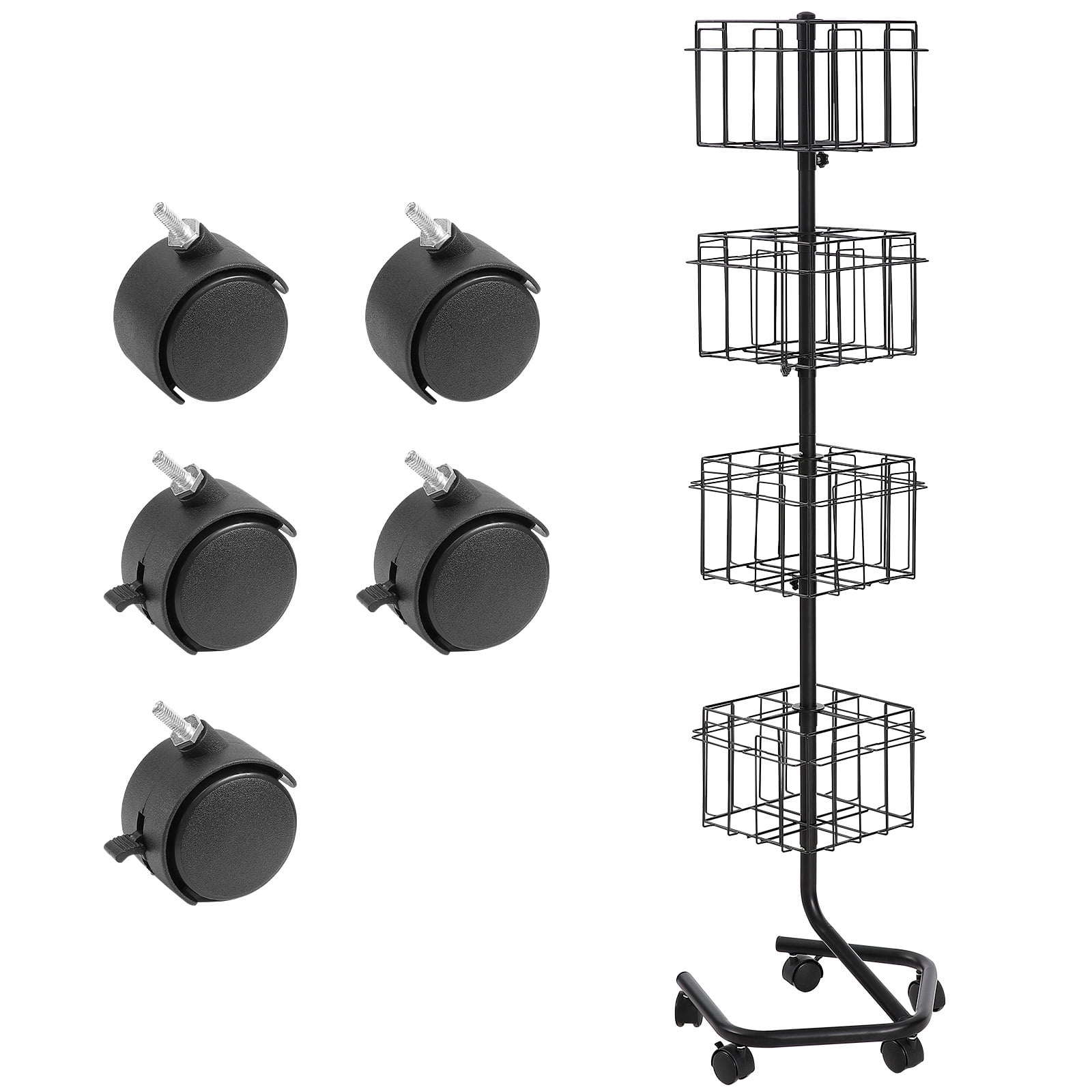 KFFKFF Pamphlet Presentation Stand, Quadruple Layer 32 Compartments ...