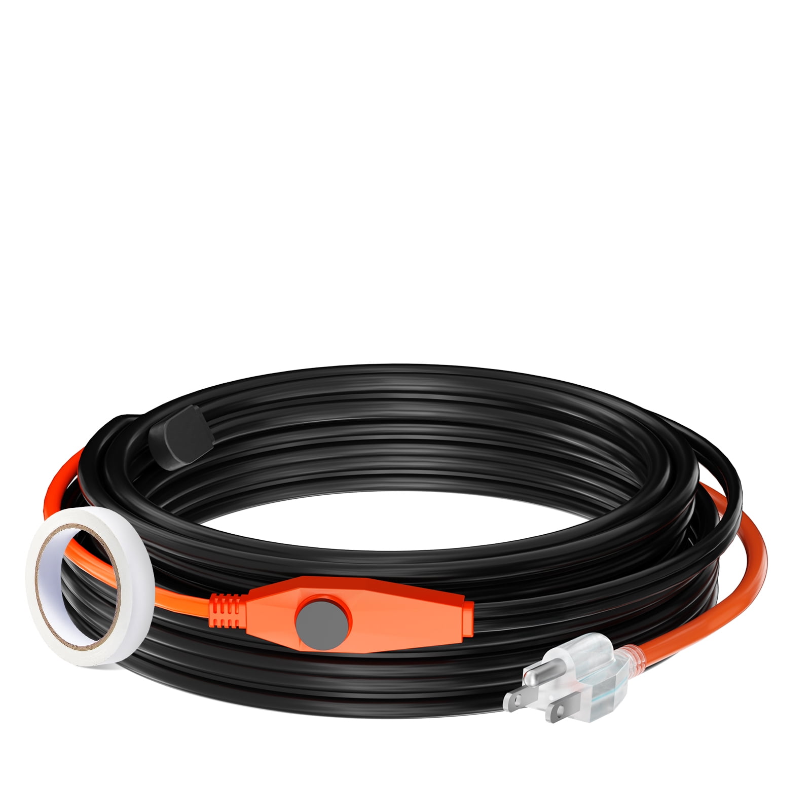 KFFKFF Pipe Heating Cable, 30FT 7W/FT Heating Strip for Tubes ...