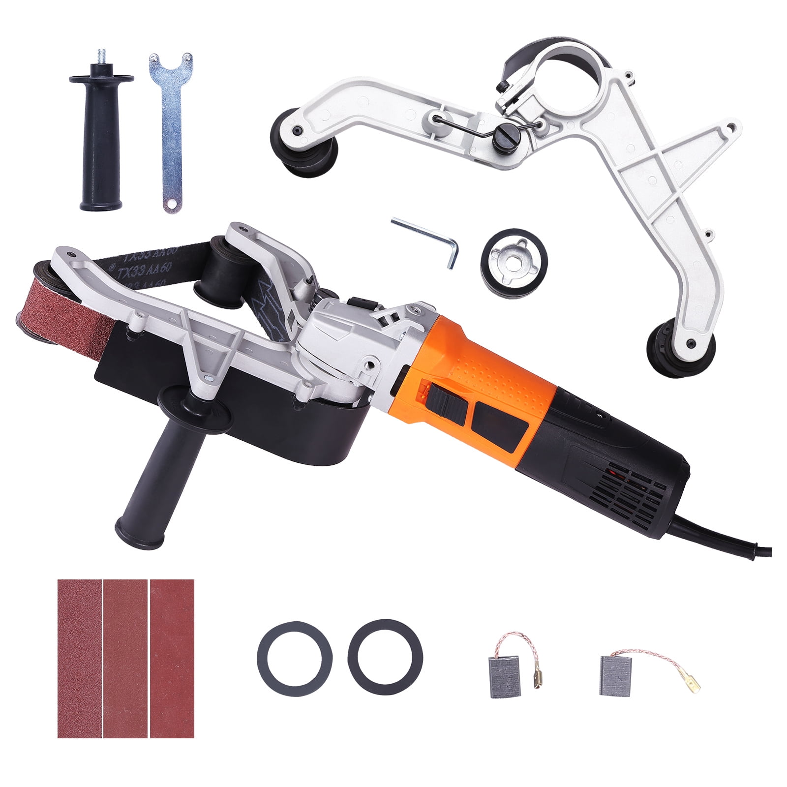 KFFKFF Pipe Tube Polisher Sander, 1000W Belt Sander with Six Adjustable ...