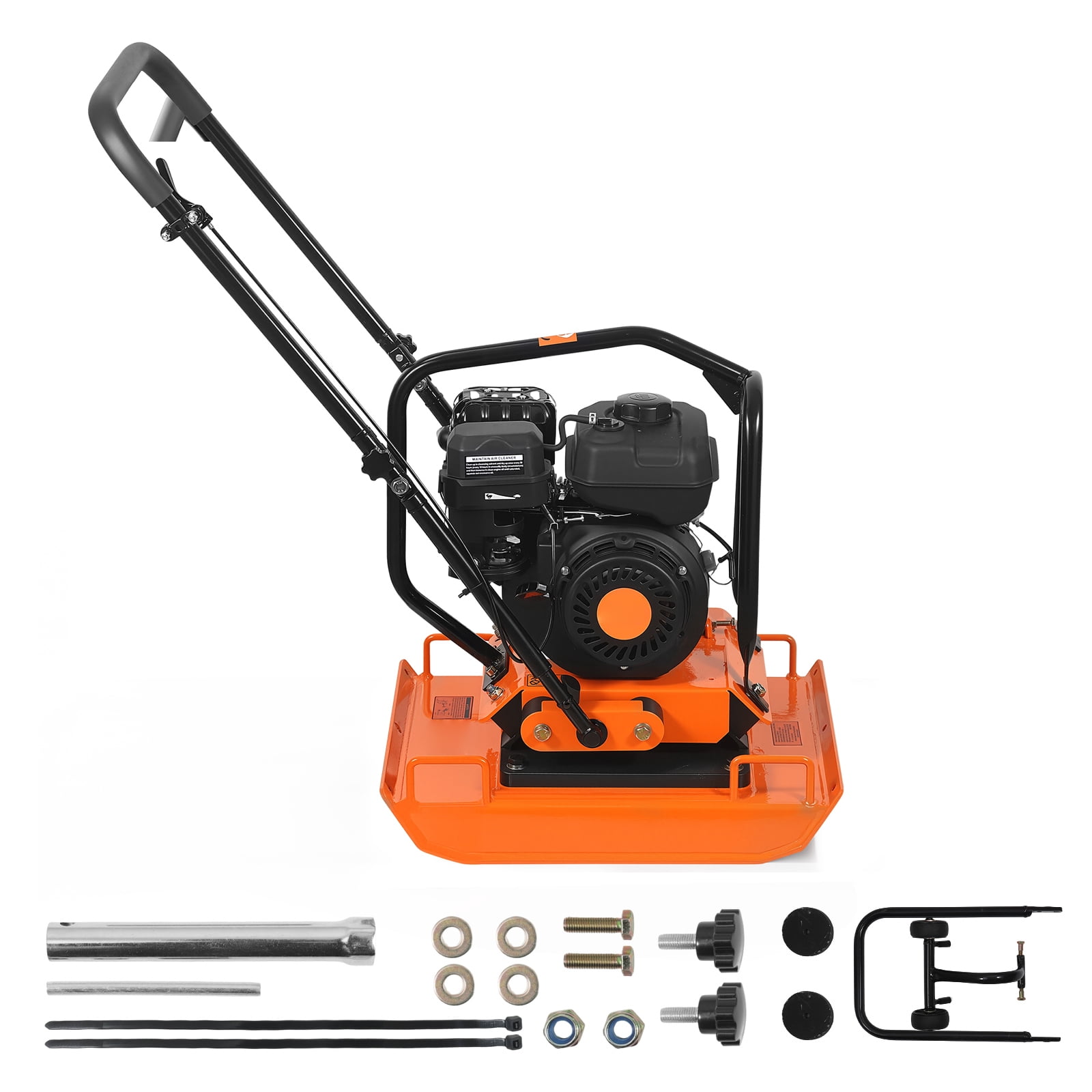 KFFKFF Plate Compactor with 7 HP 196CC Gas Engine, 5400 VPM Vibrating ...