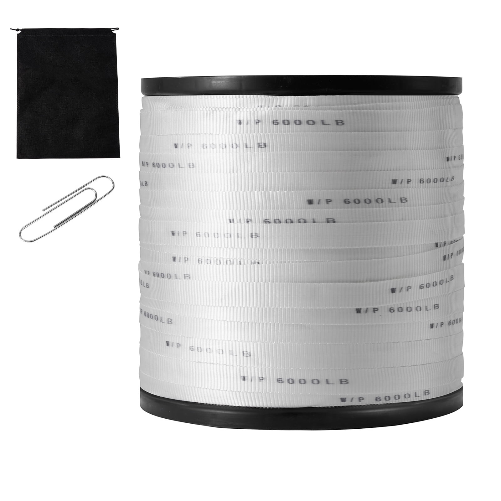 KFFKFF Polyester Pulling Tape, 1 inch by 2103 feet Flat Mule Tape, 6000 ...