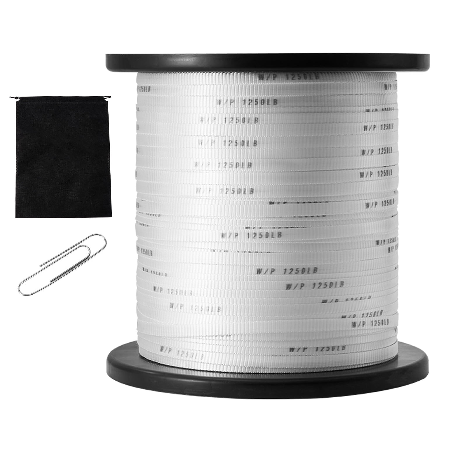 KFFKFF Polyester Tug Line, 1/2" x 3153' Flat Cord, 1250 lbf Load Limit ...