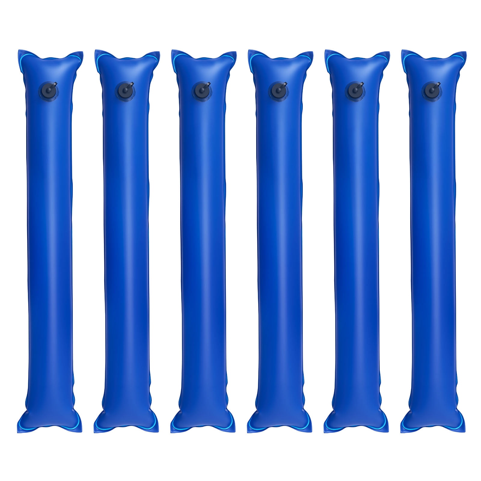 KFFKFF Pool Cover Water Bags, 6-Pack 4 Ft, Single Chamber Design, 0.4mm ...