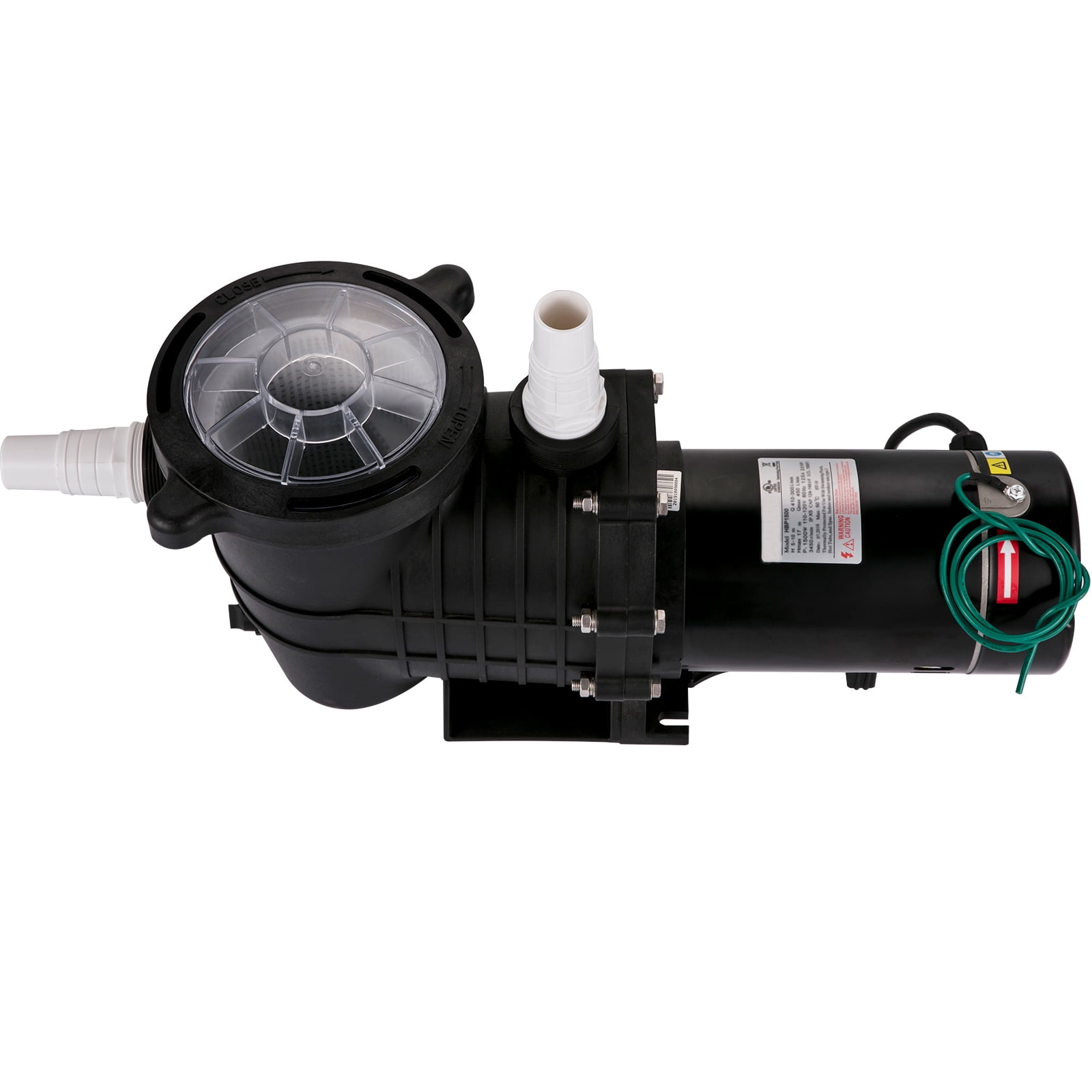 KFFKFF Pool Pump, 1HP 110V/220V 5544GPH Powerful self-priming, lift ...