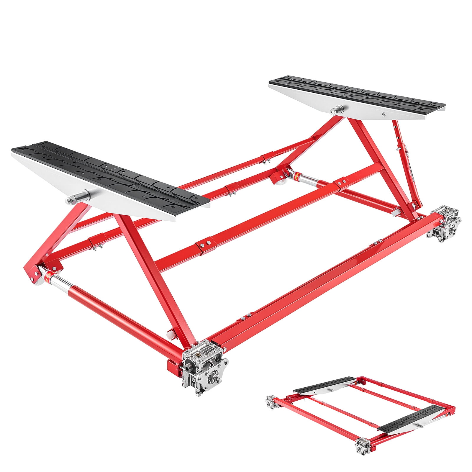 KFFKFF Portable Car Lift, 4400 lbs Capacity, Durable Steel Construction ...