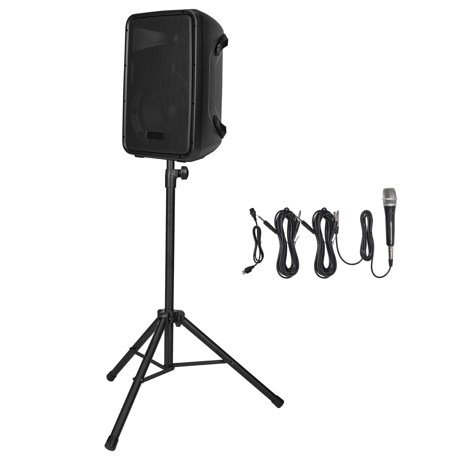 KFFKFF Portable PA System, 300W Powered Sound Setup with 8-Channel ...