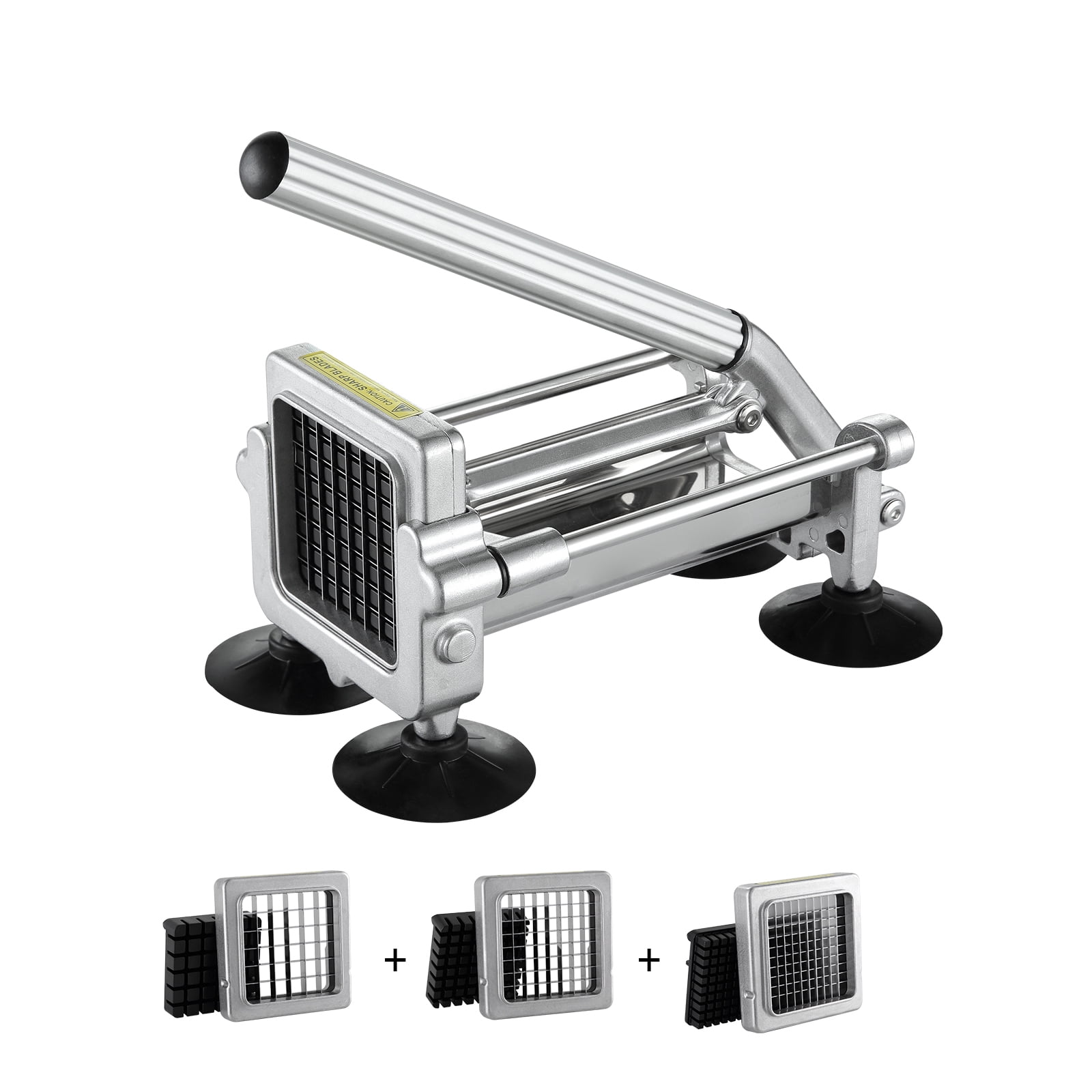 KFFKFF Potato Dicer, French Fry Maker with 1/2", 3/8", 1/4" Durable ...