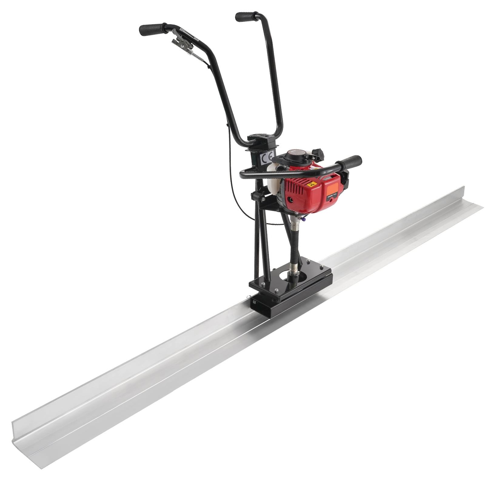 KFFKFF Power Screed Gas Concrete Finishing Float with 8ft Blade Board 4 ...