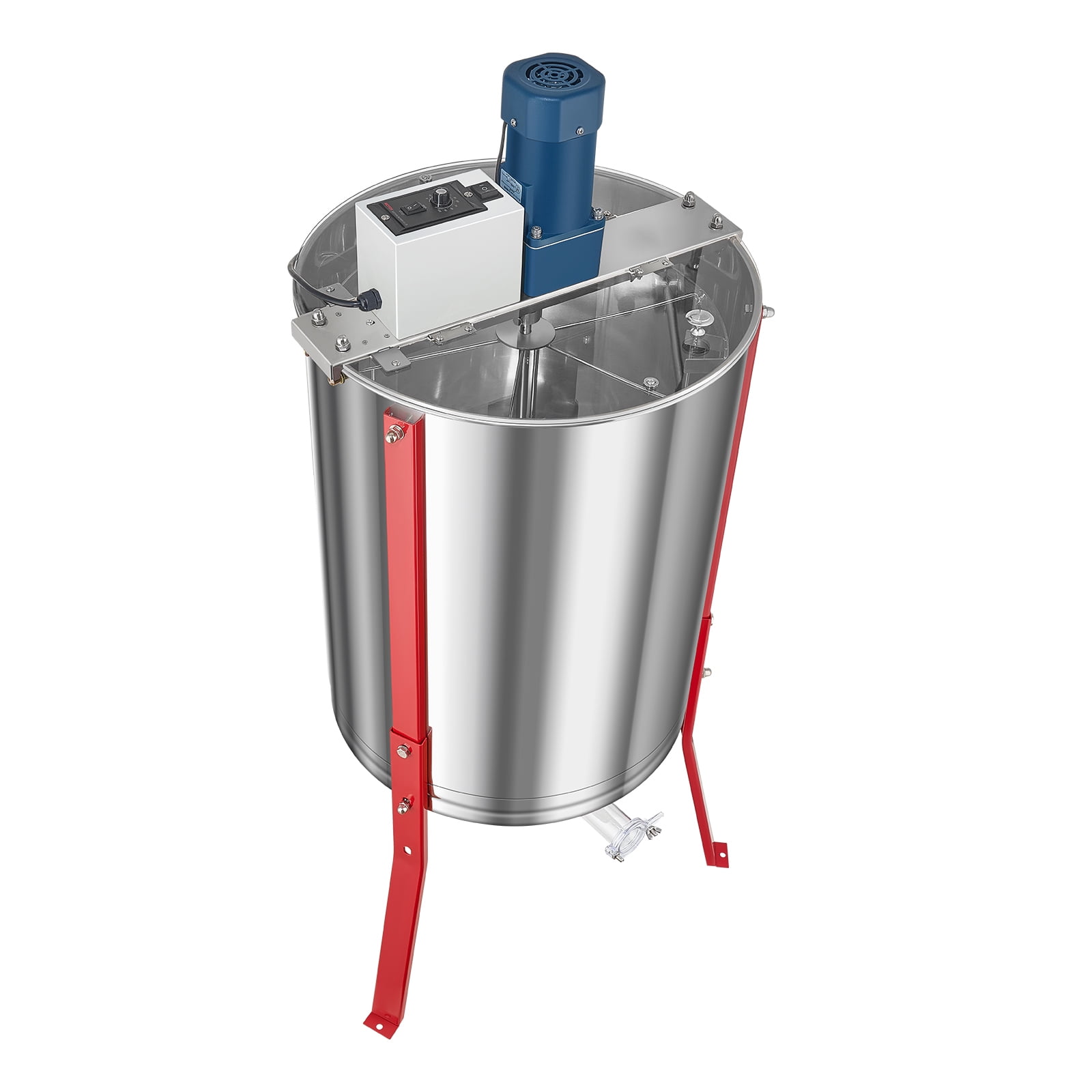 KFFKFF Powered Honey Harvester, 6-Frame Honey Rotator featuring Clear ...