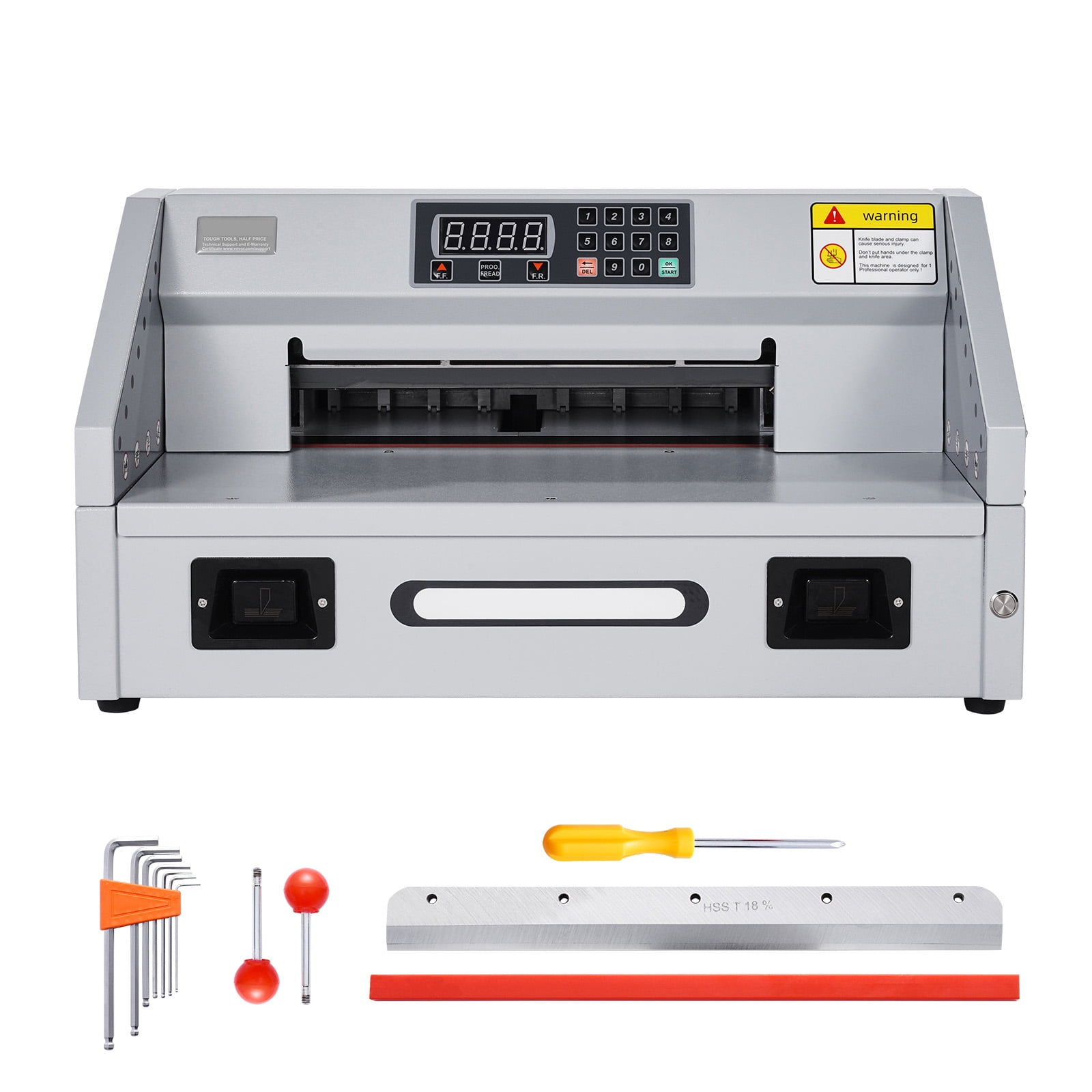 KFFKFF Powered Paper Slicer, 300W Robust Paper Slicing Device 11.8 in ...