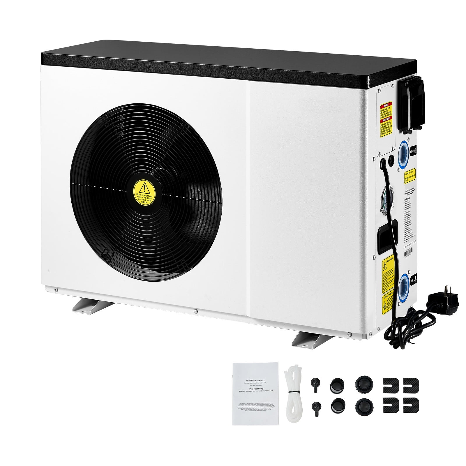 KFFKFF Powered Pool Heat Pump, 22250 BTU, Suitable for 3171-6605GAL ...