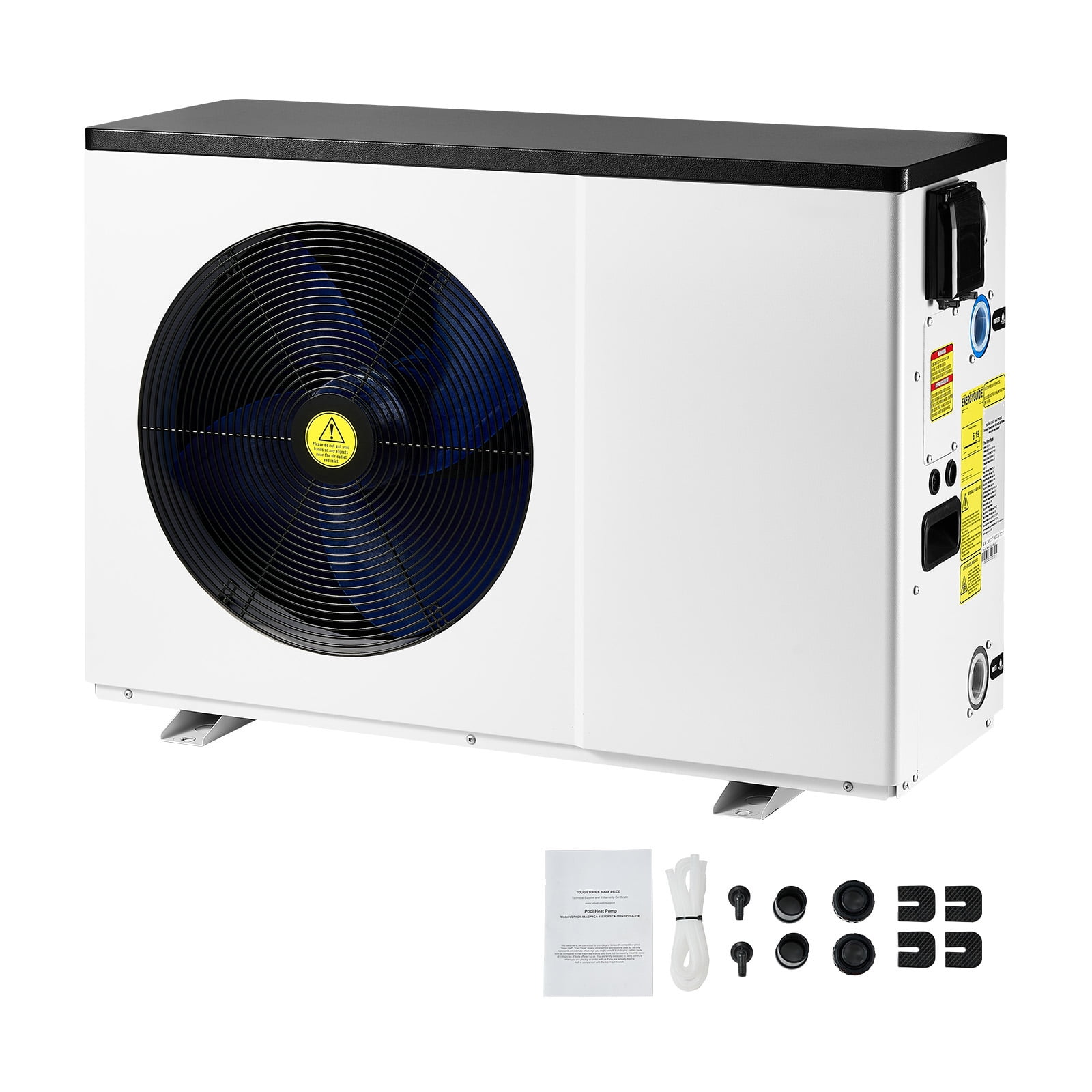 KFFKFF Powered Pool Heat Pump, 35830 BTU, Suitable for 6605-13209GAL ...