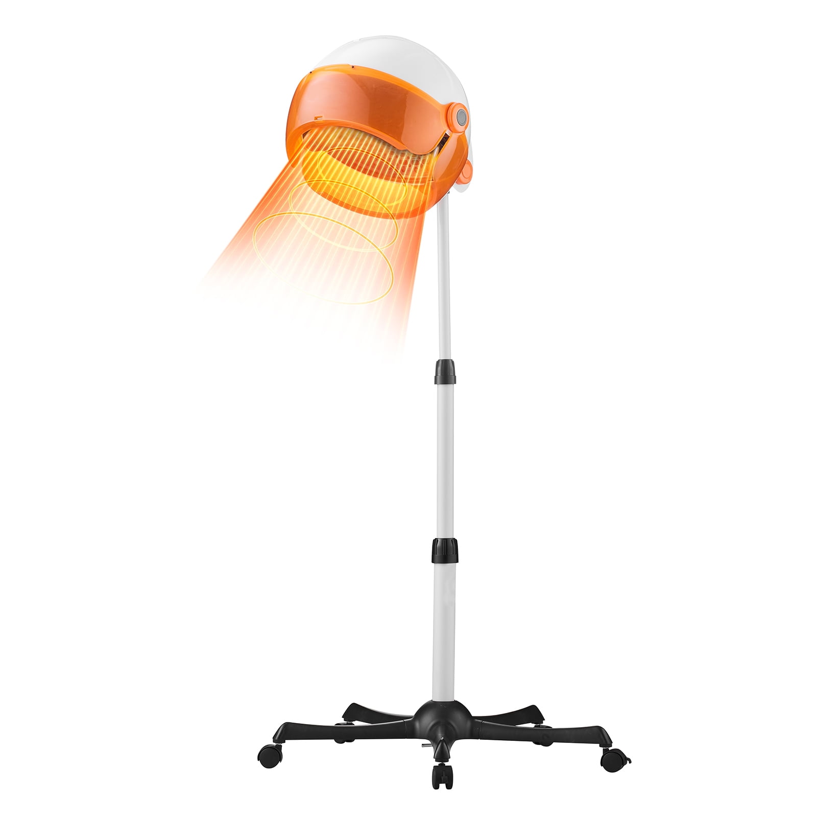 KFFKFF Hooded Dryer, 1875W, Adjustable Height, 3 Temp & Wind Settings ...