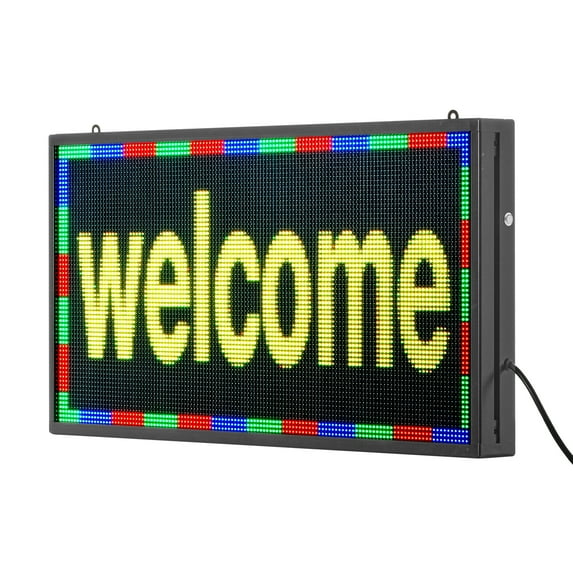 KFFKFF Programmable LED Sign, P5 Full-Color Flexible Scrolling Display ...