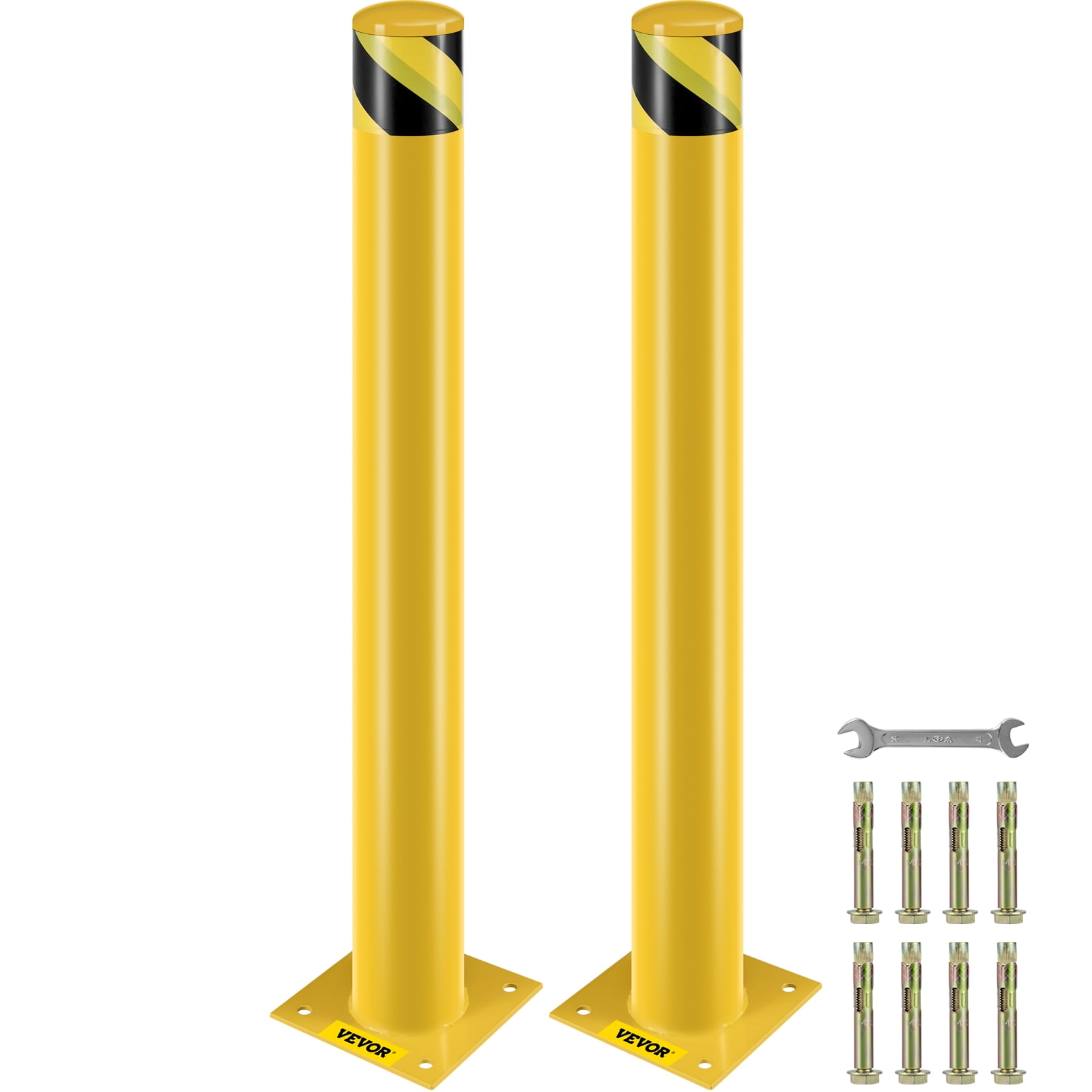 KFFKFF Protective Barrier, 42 Inch Tall Barrier Post, 4.5 Inch Wide ...