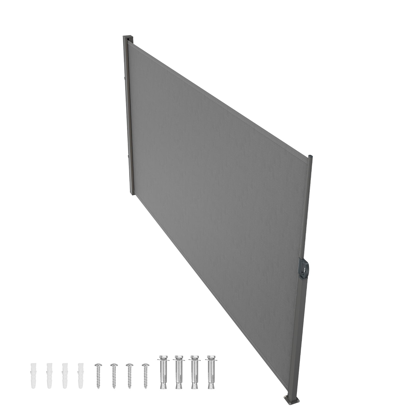 KFFKFF Pull-out Side Canopy, 71''x 118'' Exterior Privacy Partition ...