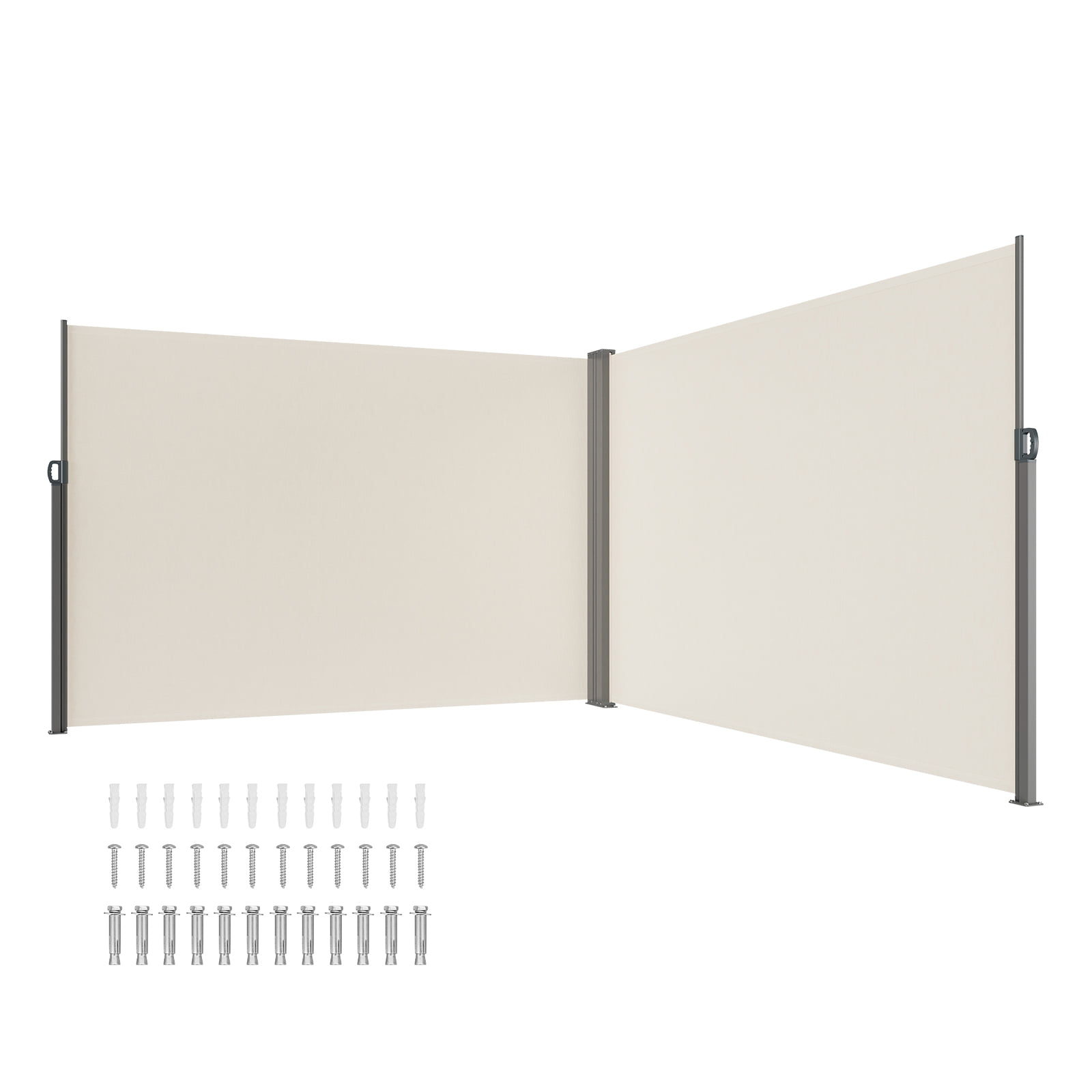 KFFKFF Pull-out Side Canopy, 79''x 236'' Exterior Seclusion Shade, 180g ...