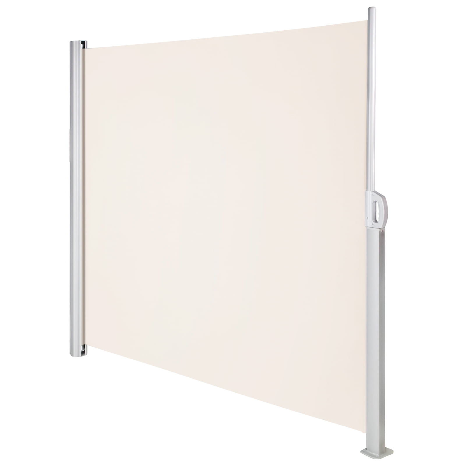 KFFKFF Pull-out Side Shade, 71''x 118'' Aluminum Exterior Privacy ...