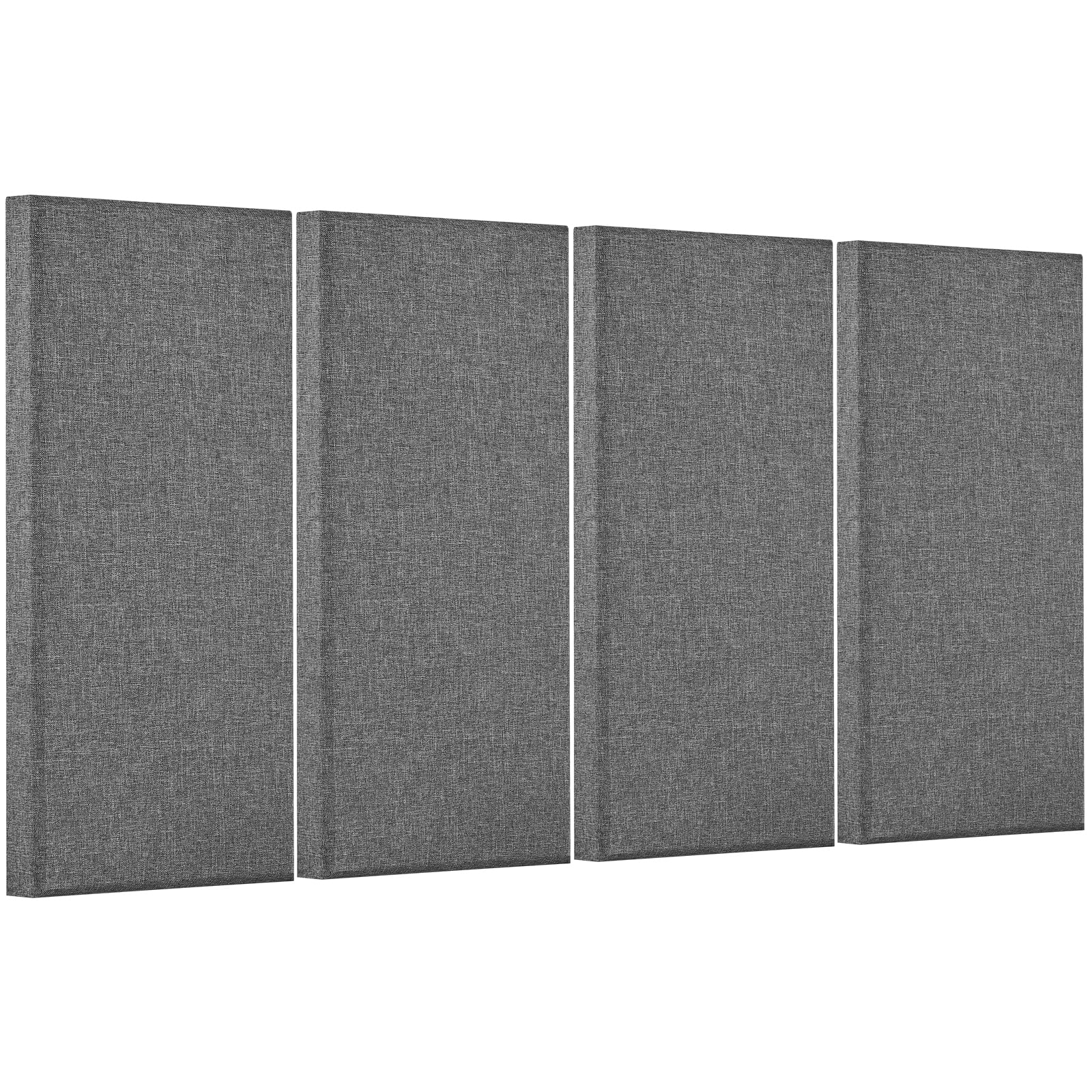 KFFKFF Quartet of Acoustic Panels, 2-inch Depth 23.6 x 11.8 inch ...