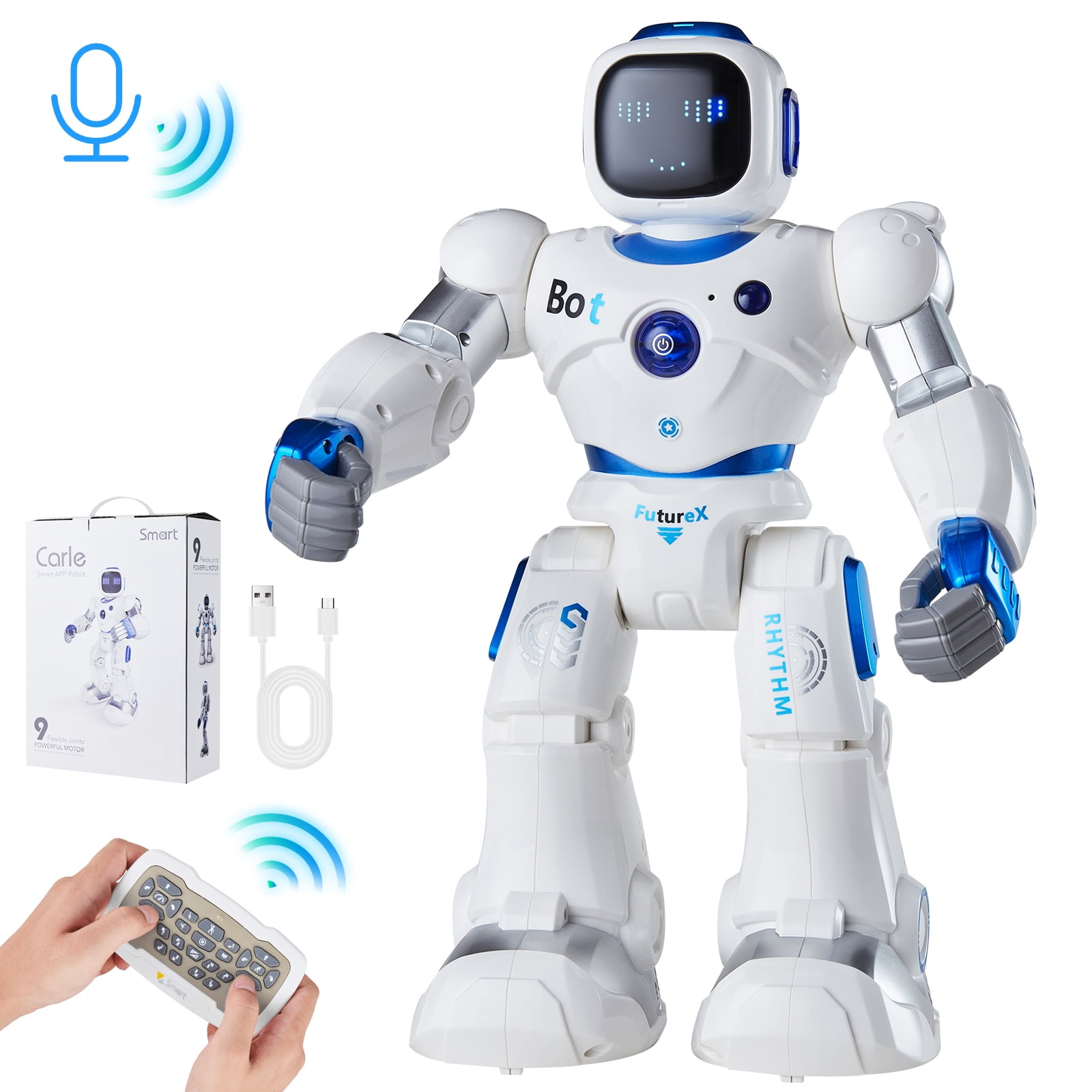 KFFKFF RC Robot Plaything for Children, Operates on 2.4GHz for ...