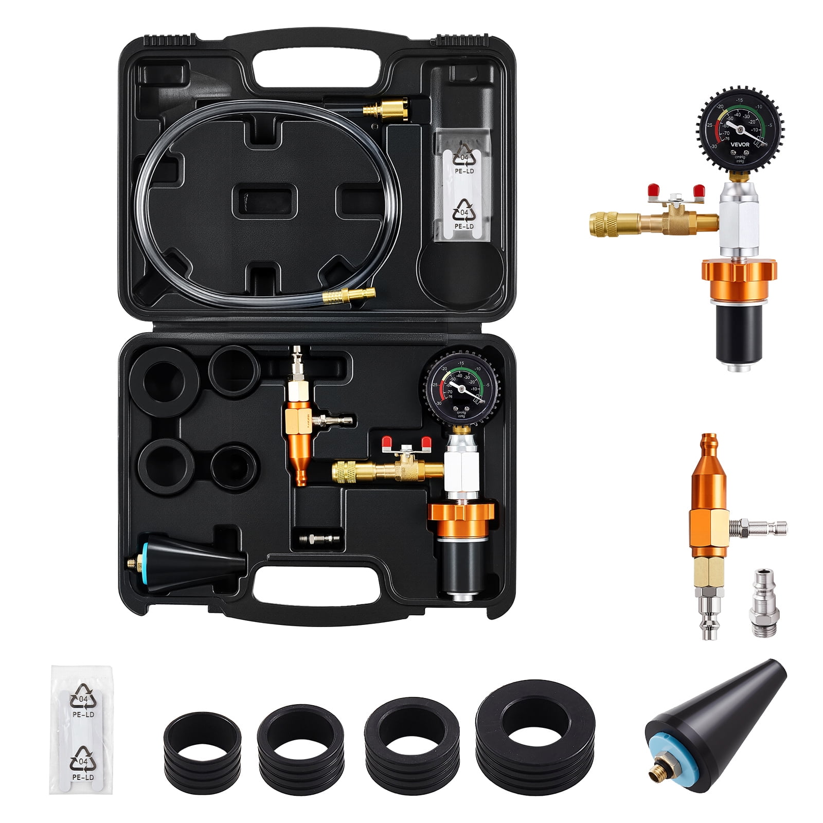 KFFKFF Radiator Vacuum Refill Kit, Automotive Cooling System Vacuum and ...