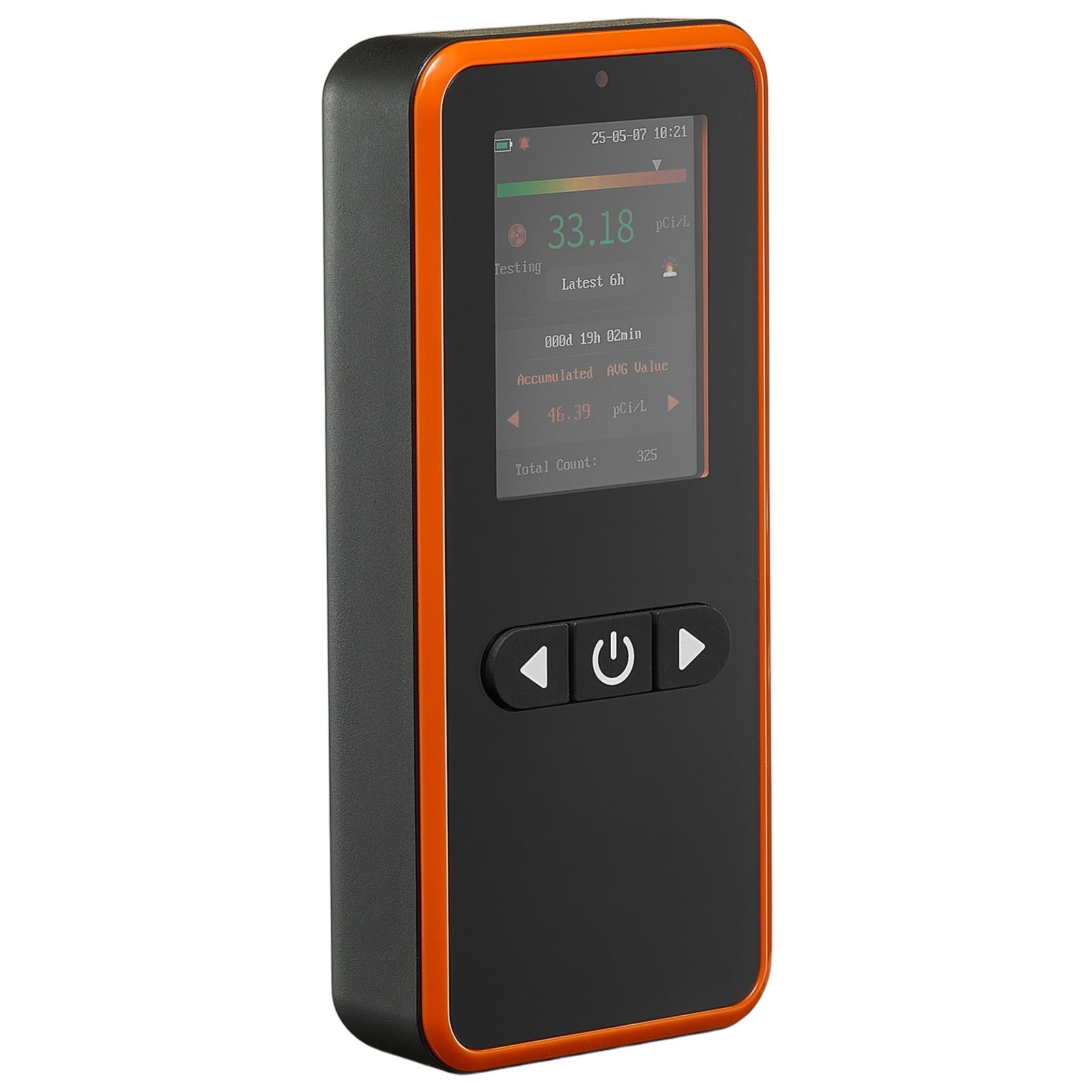 KFFKFF Radon Detector, 3.3Bq to 37kBq/m³ Range, Battery-Powered Air ...