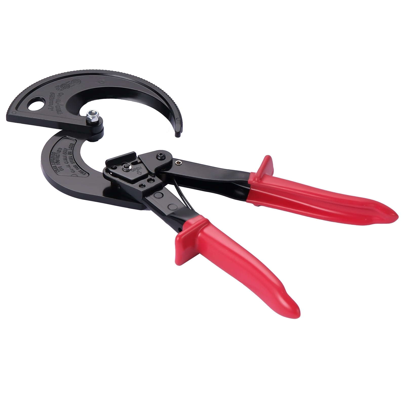 KFFKFF Ratcheting Cable Cutter with Spring Steel Blades, Insulated ...
