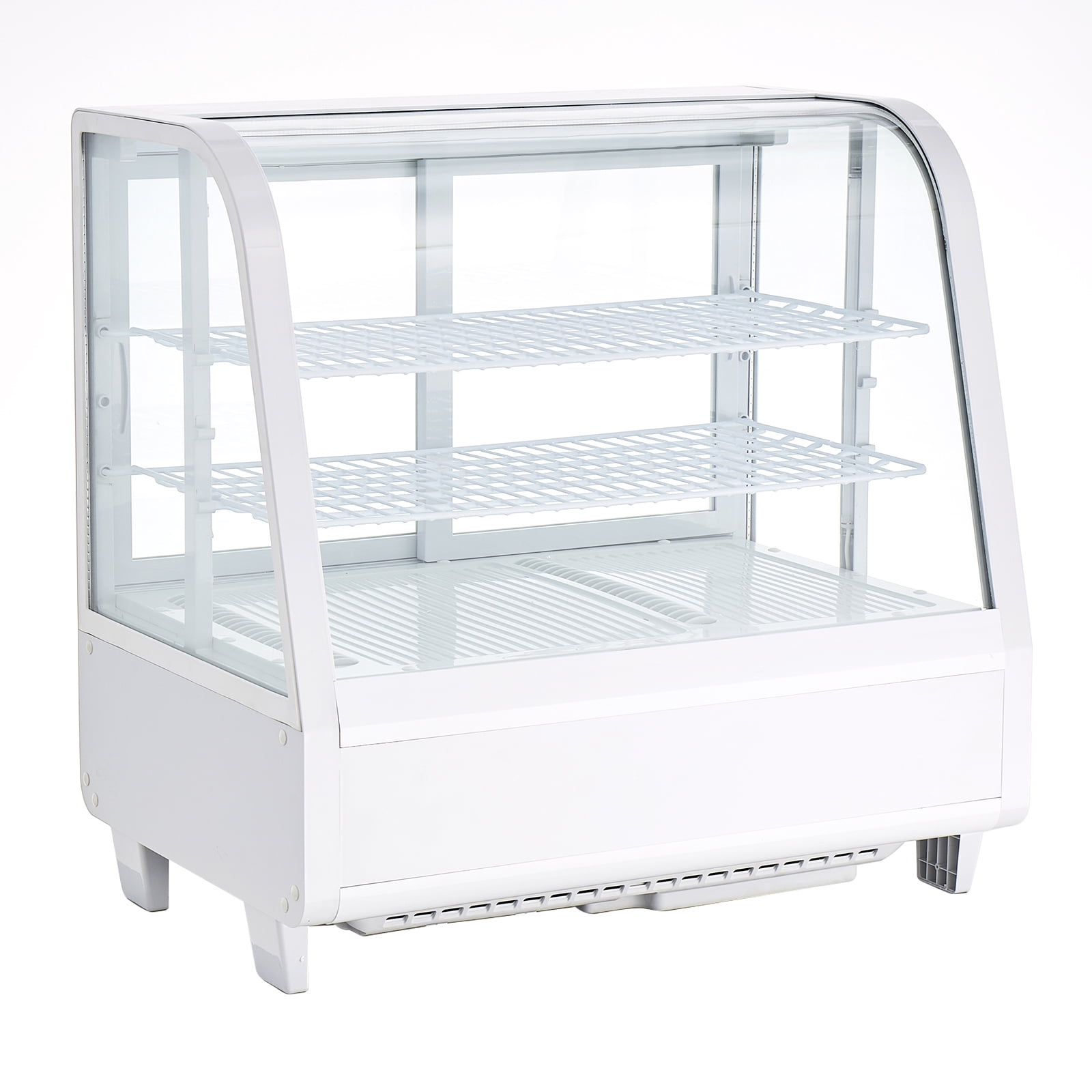 KFFKFF Refrigerated Countertop Display Case, 3.5 Cu.Ft./100L, 2-Tier ...