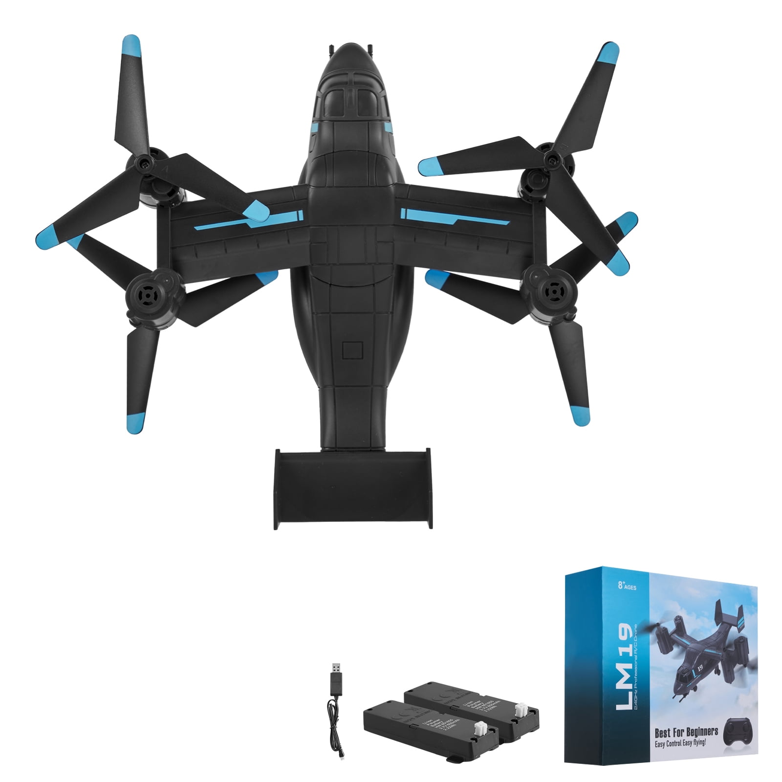 KFFKFF Remote Control Helicopter with Gyro, 2.4GHz 4-Channel RC ...