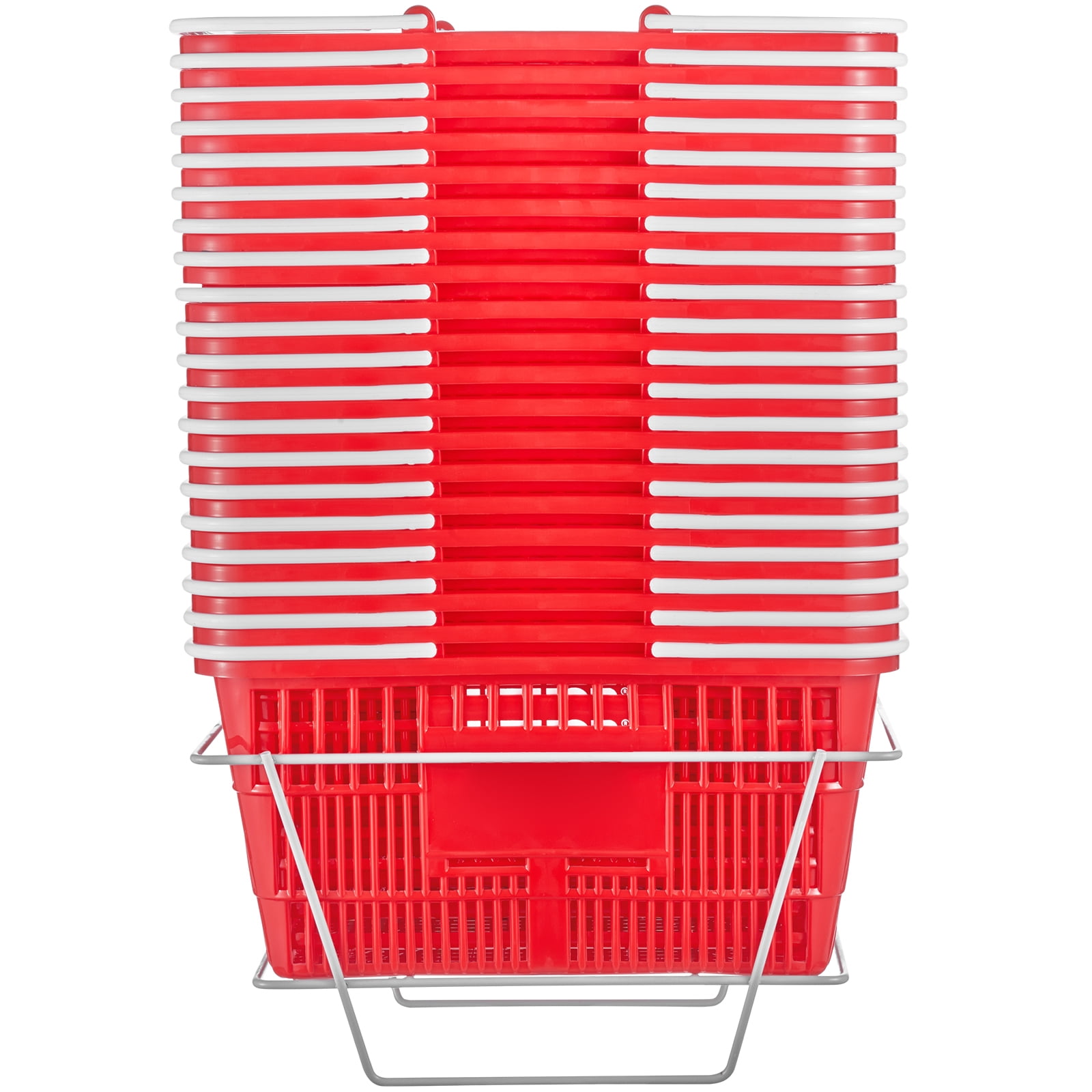 KFFKFF Retail Baskets, Pack of 20, 21L Sturdy Plastic Market Basket ...