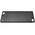 KFFKFF Reversible Cast Iron Grill and Griddle, 9.7"x16.7" Pre-Seasoned ...