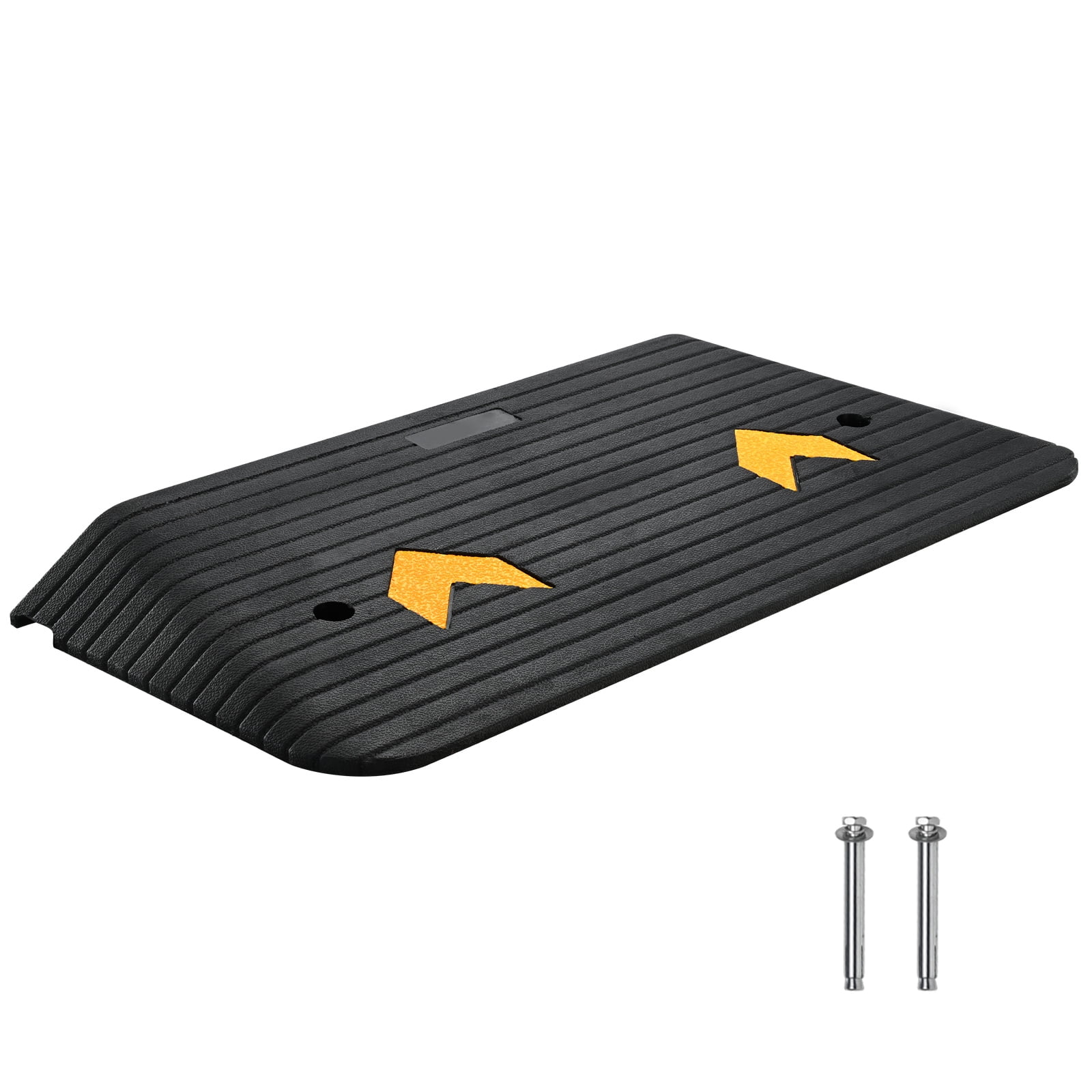 KFFKFF Rubber Threshold Ramp Door Ramp 3" Rise 33069 lbs Load Rubber ...