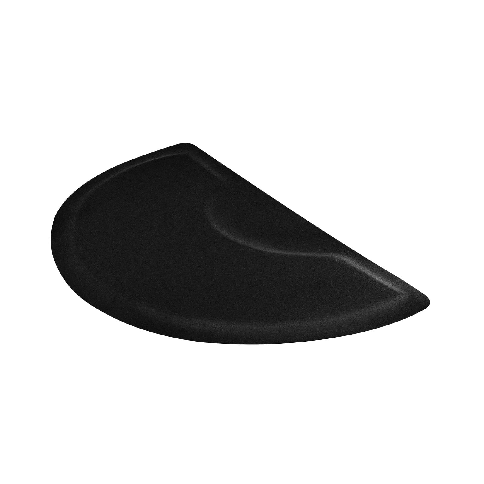 KFFKFF Salon Mat for Hair Stylist, 3 x 5 FT Semi-circle Chair Mat, 1/2 ...