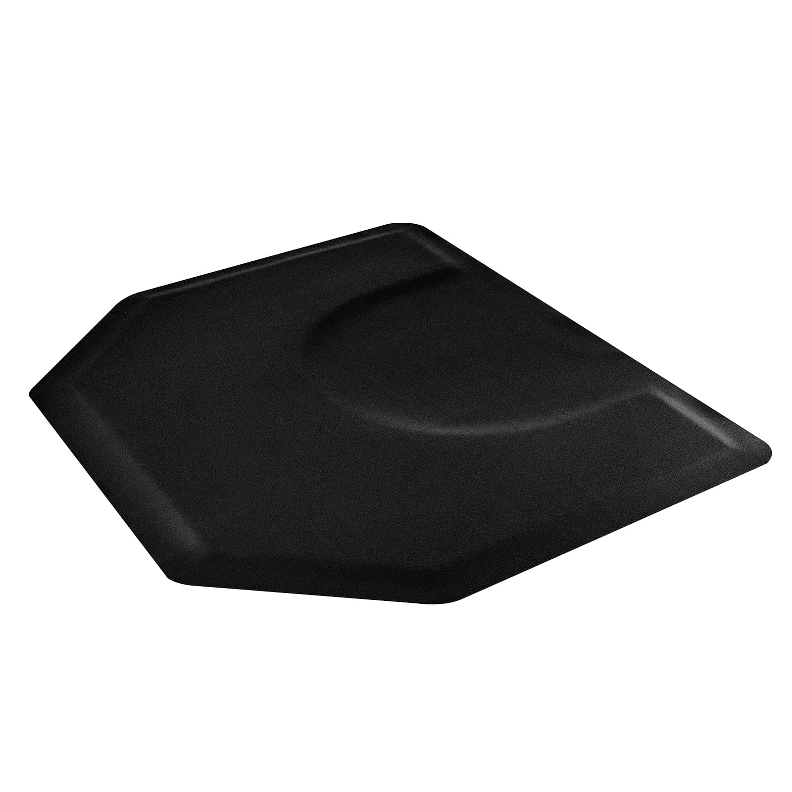 KFFKFF Salon Mat for Hair Stylist, 4 x 5 FT Hexagon Anti-Fatigue Chair ...