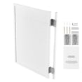 KFFKFF Saloon Doors SS-door1-WH-3 Swinging Cafe Interior Doors 31.7 × 1 ...