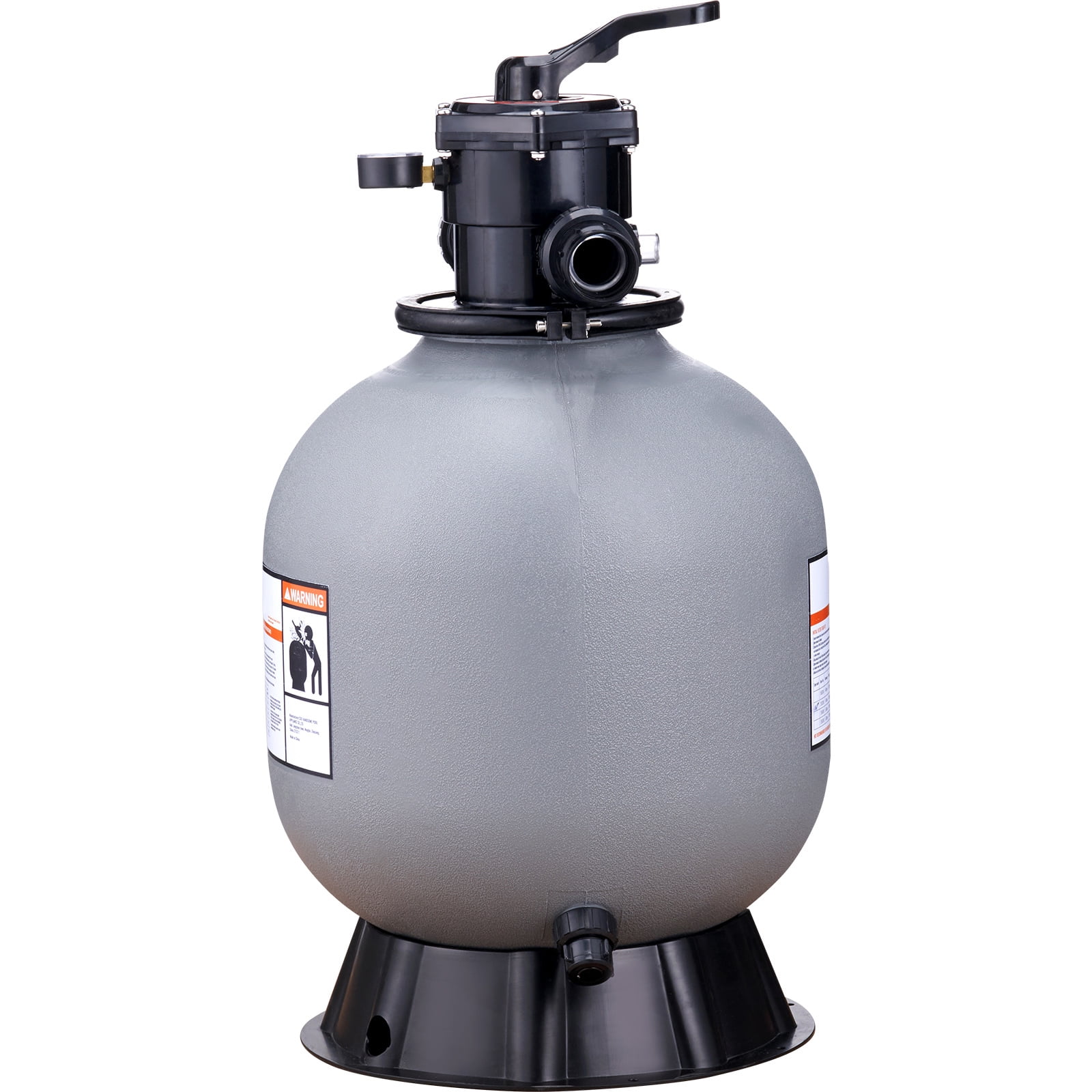 KFFKFF 19" Sand Pool Filter, 2700 GPH Flow Speed, 7 Modes Functional ...
