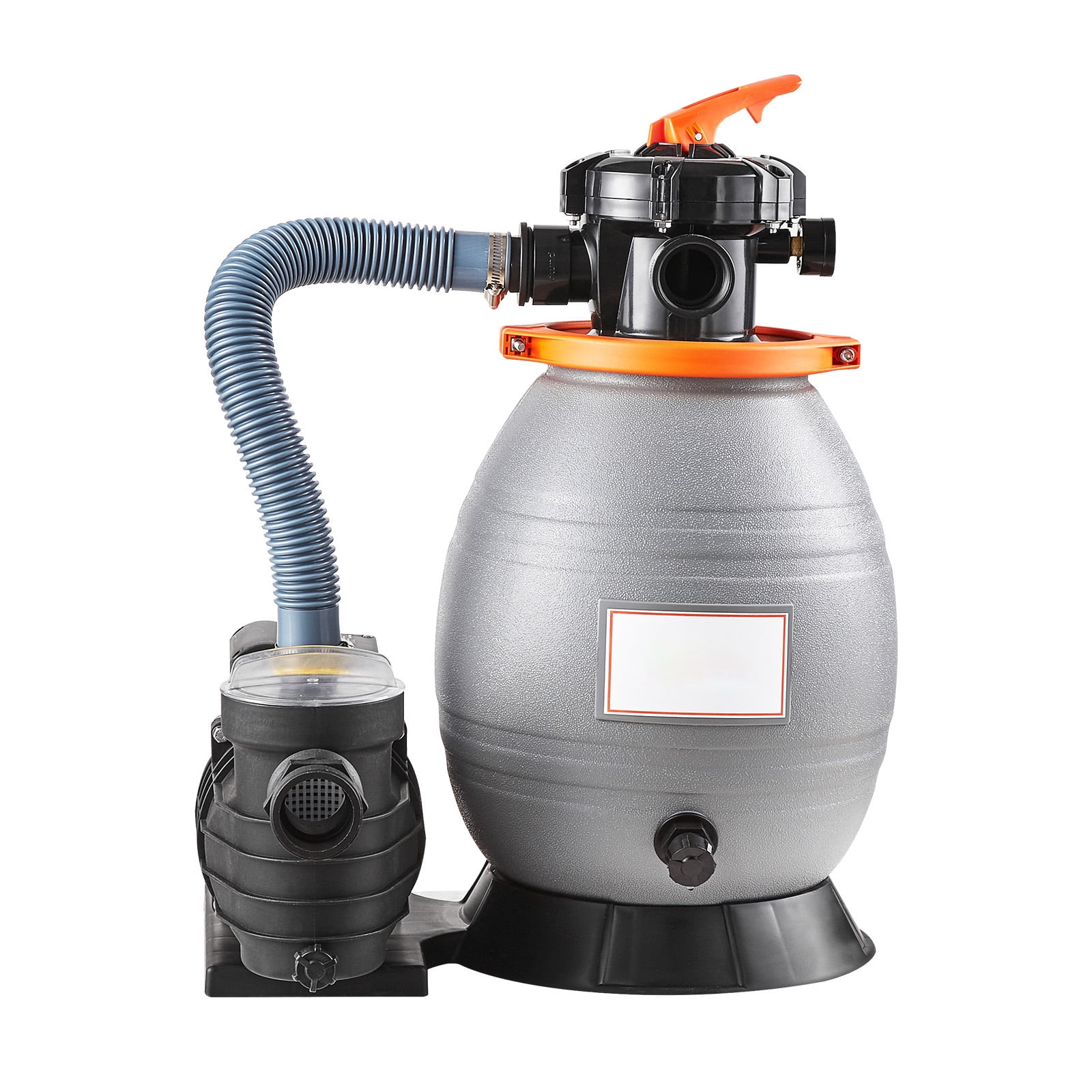 KFFKFF 13" Sand Filter Pump for Above Ground Pools, 3/4 HP Pool Pump ...