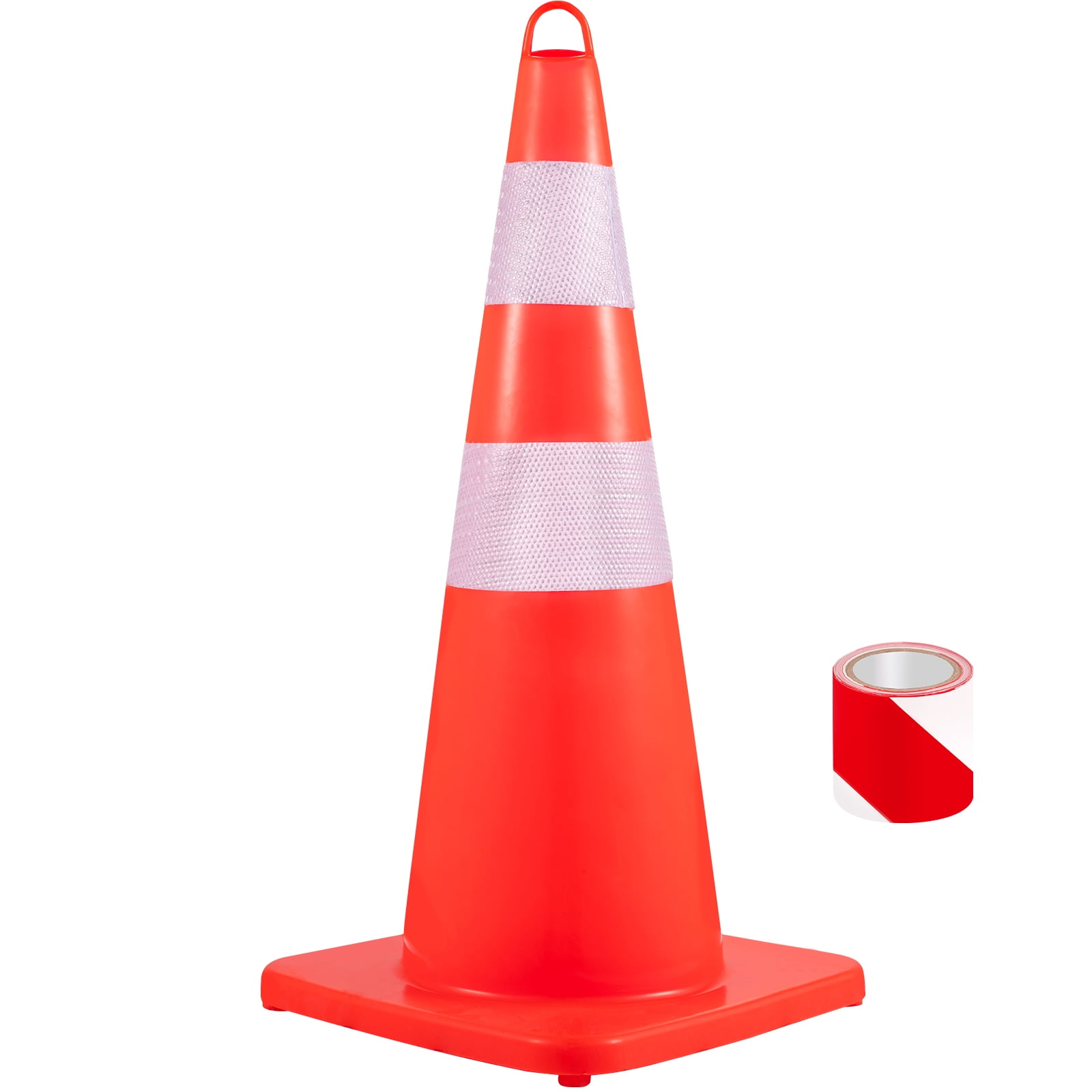 KFFKFF Security Pylons, 6 x 28" Roadway Pylons,PVC Tangerine Building ...