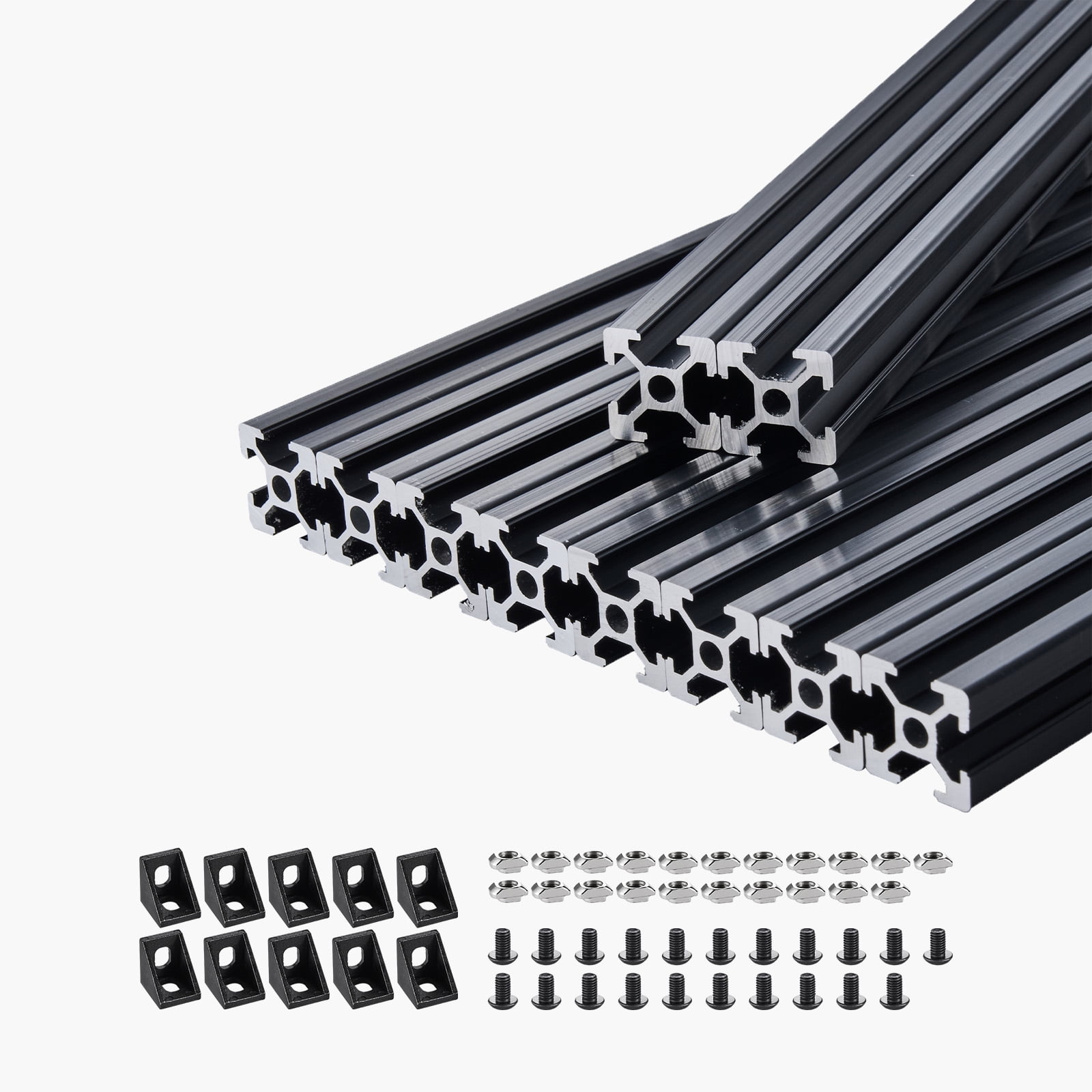KFFKFF Set of 10, 39.4in (1000mm) T Slot 2020 Aluminum Extrusion ...