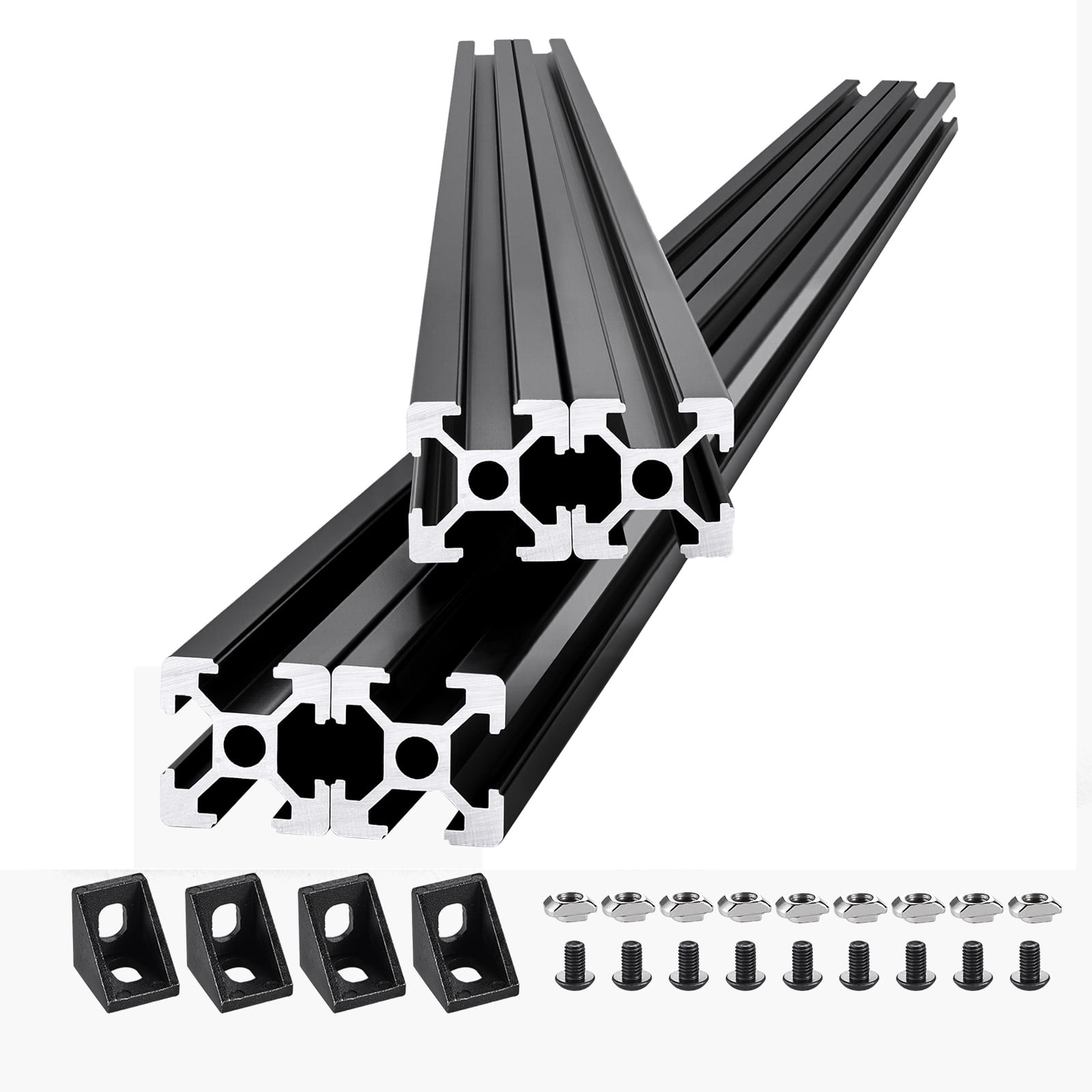 KFFKFF Set of 4, 47.2 in (1200mm) 2020 T Slot Aluminum Extrusion ...