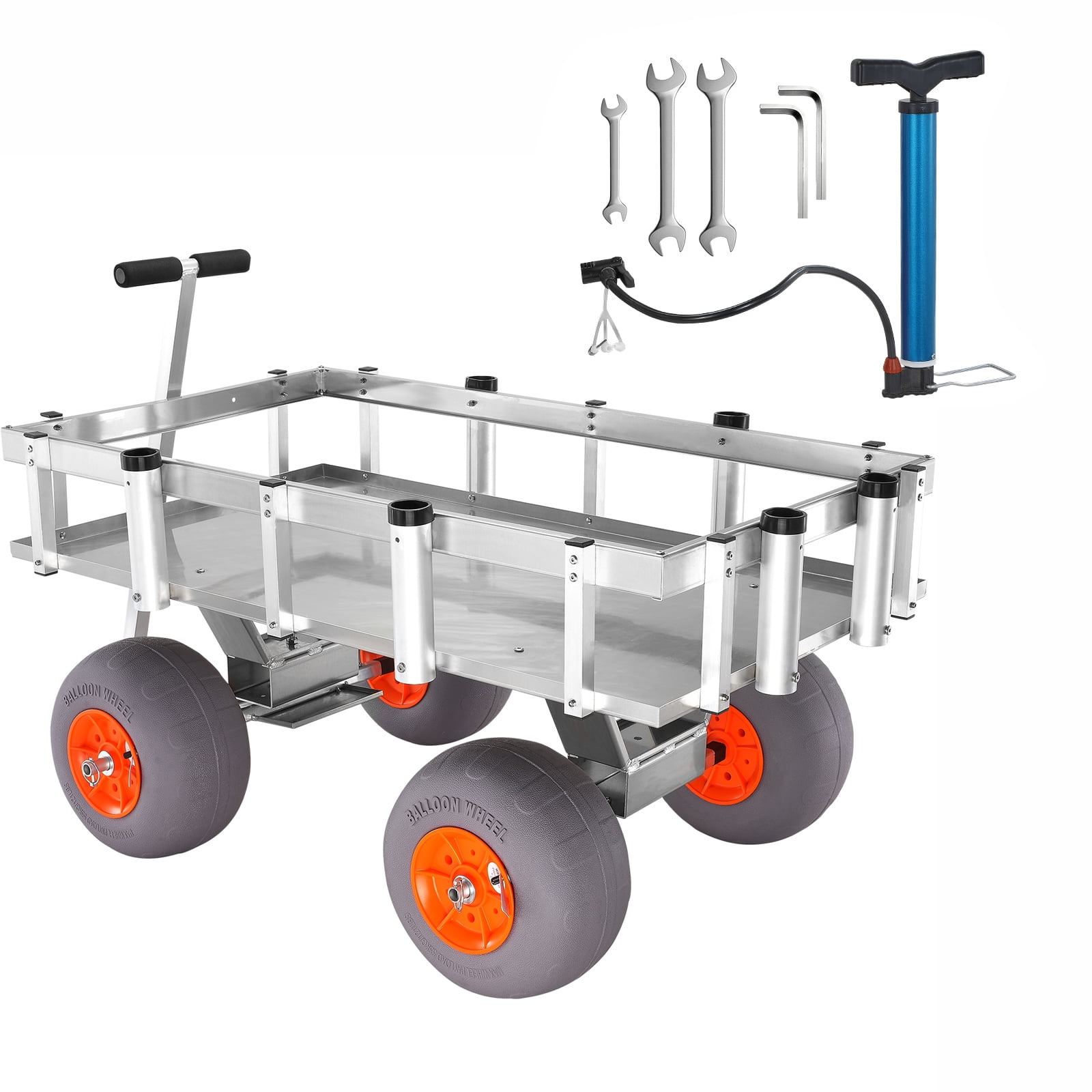 KFFKFF Shoreline Angling Trolley, Supports up to 500 lbs, Marine and ...