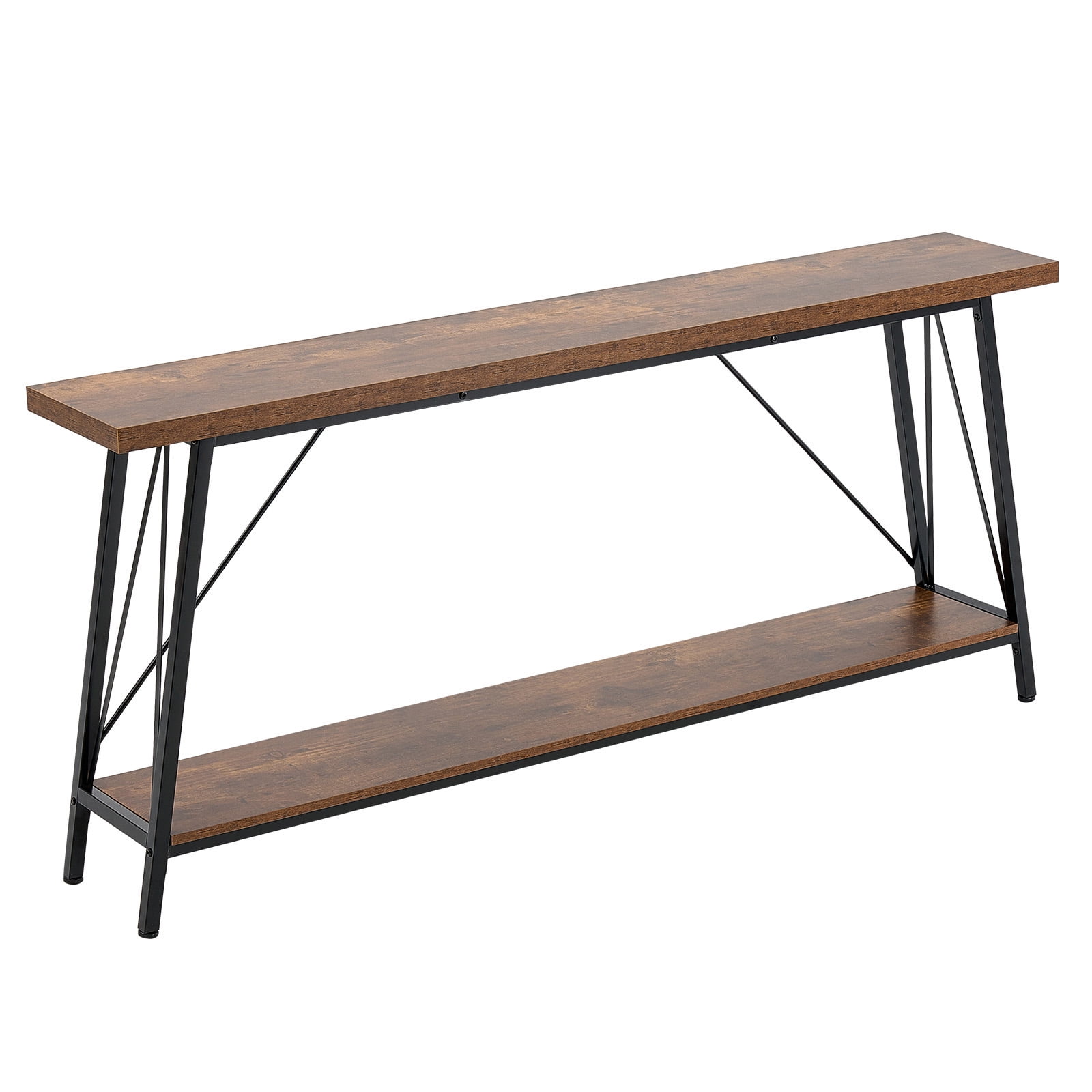KFFKFF Slim Profile Sofa Console, 70.9 inches Long Table for Behind ...