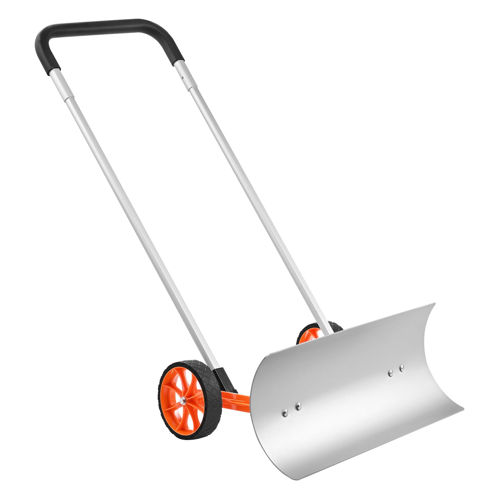 KFFKFF Snow Clearing Wheel Shovel, 30 inch Pathway Snow Pusher, Durable ...