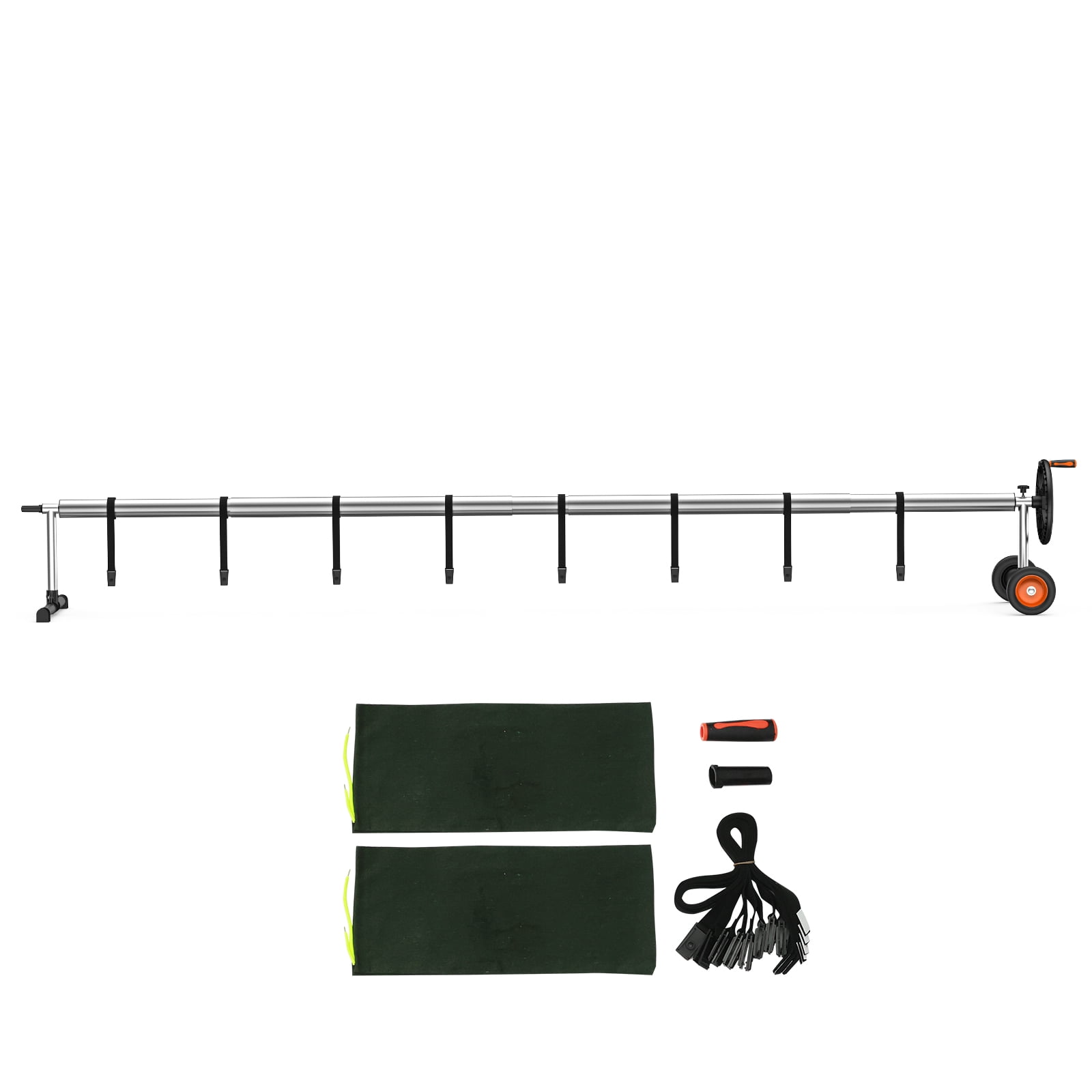 KFFKFF Solar Blanket Roller 22 ft, Pool Cover Roller made of Aluminum ...