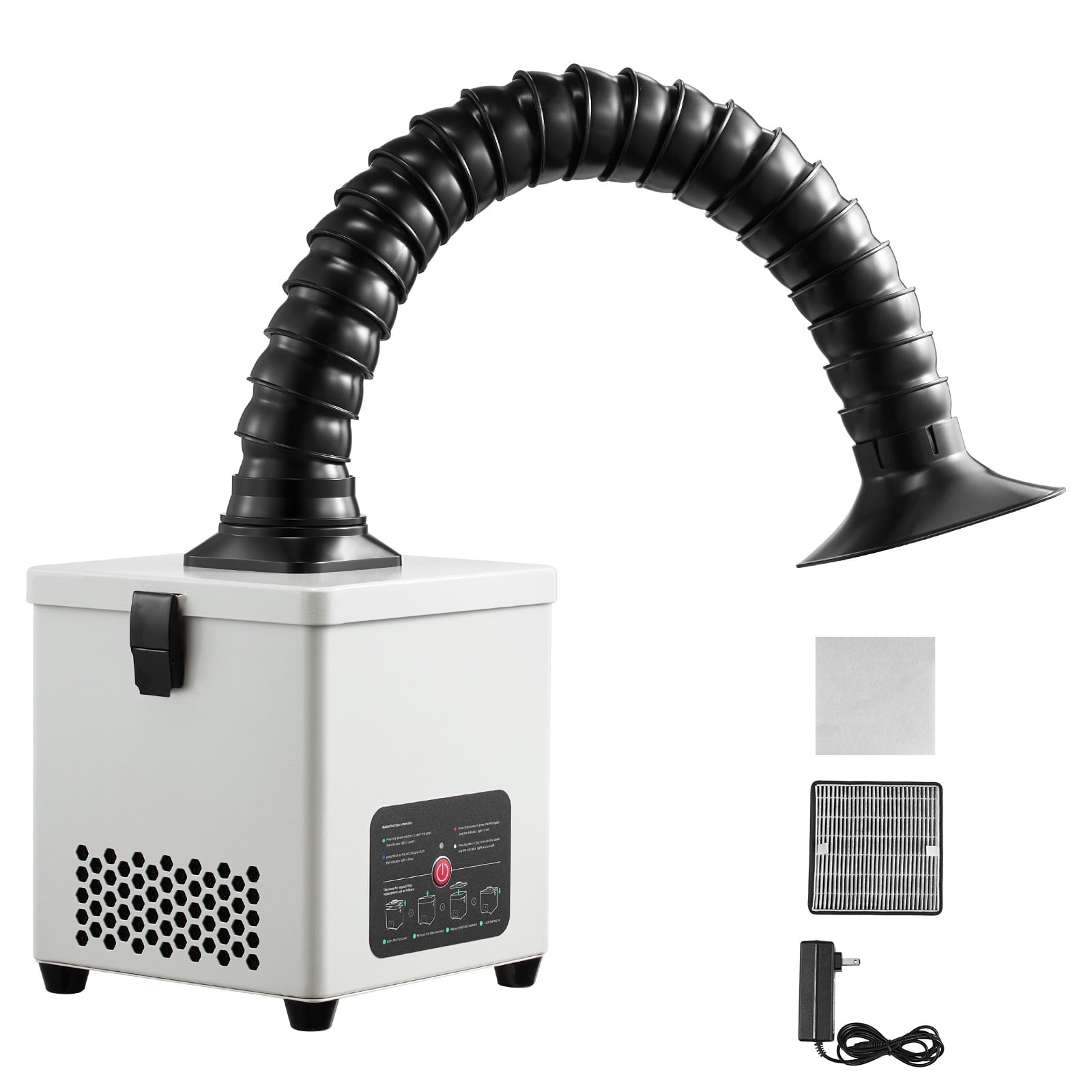 KFFKFF Solder Fume Extractor with 3-Stage Filtration, Adjustable ...