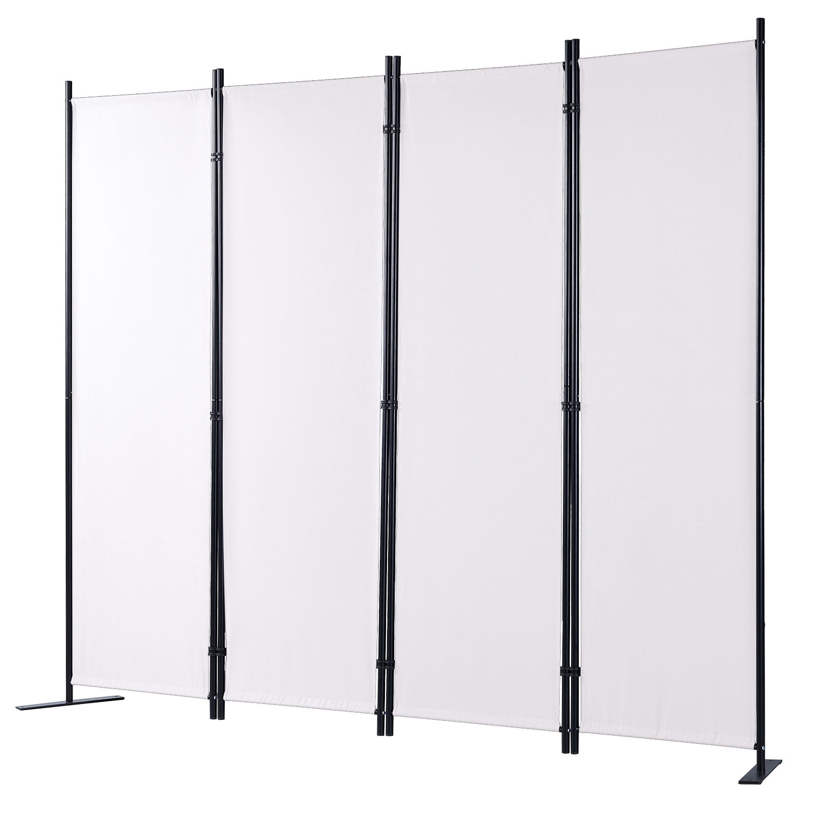 KFFKFF Space Separator, 5.6 ft Privacy Folding Screens (4-panel), Cloth ...